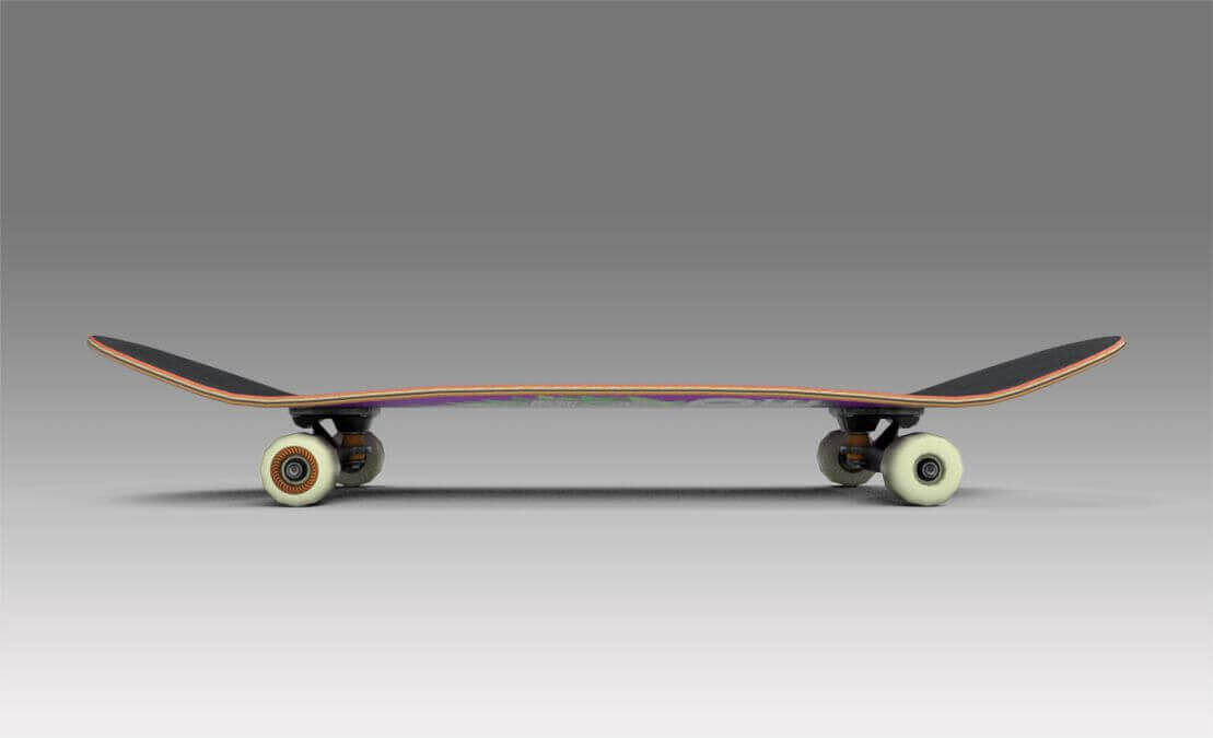 Skateboard - 3D Model by arthur77