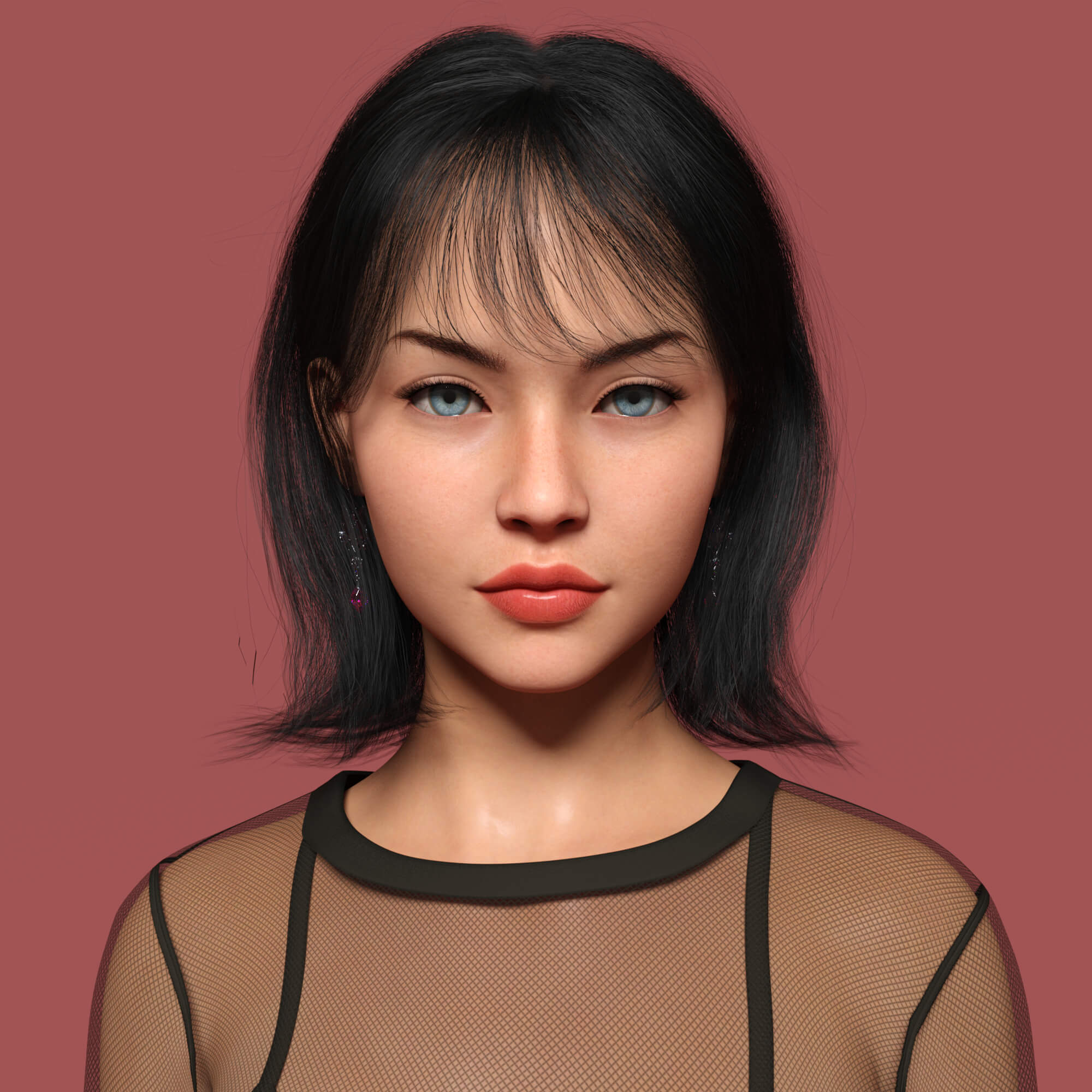Agnes 3D Render, Digital Art by ArthurNery