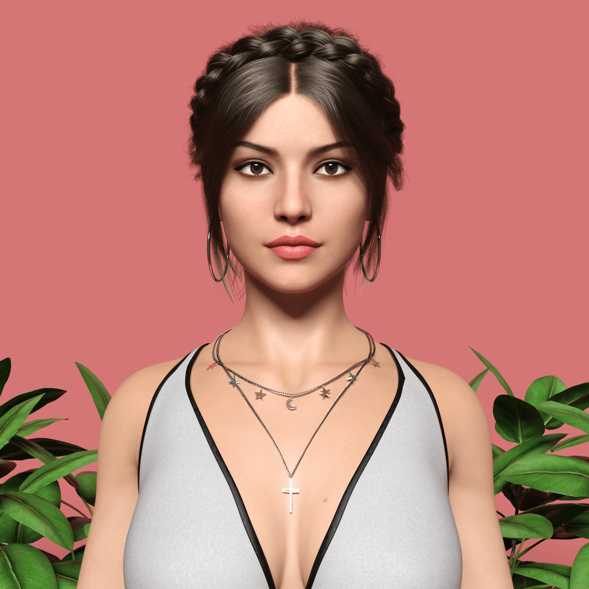 Raina 3D Render, Digital Art by ArthurNery