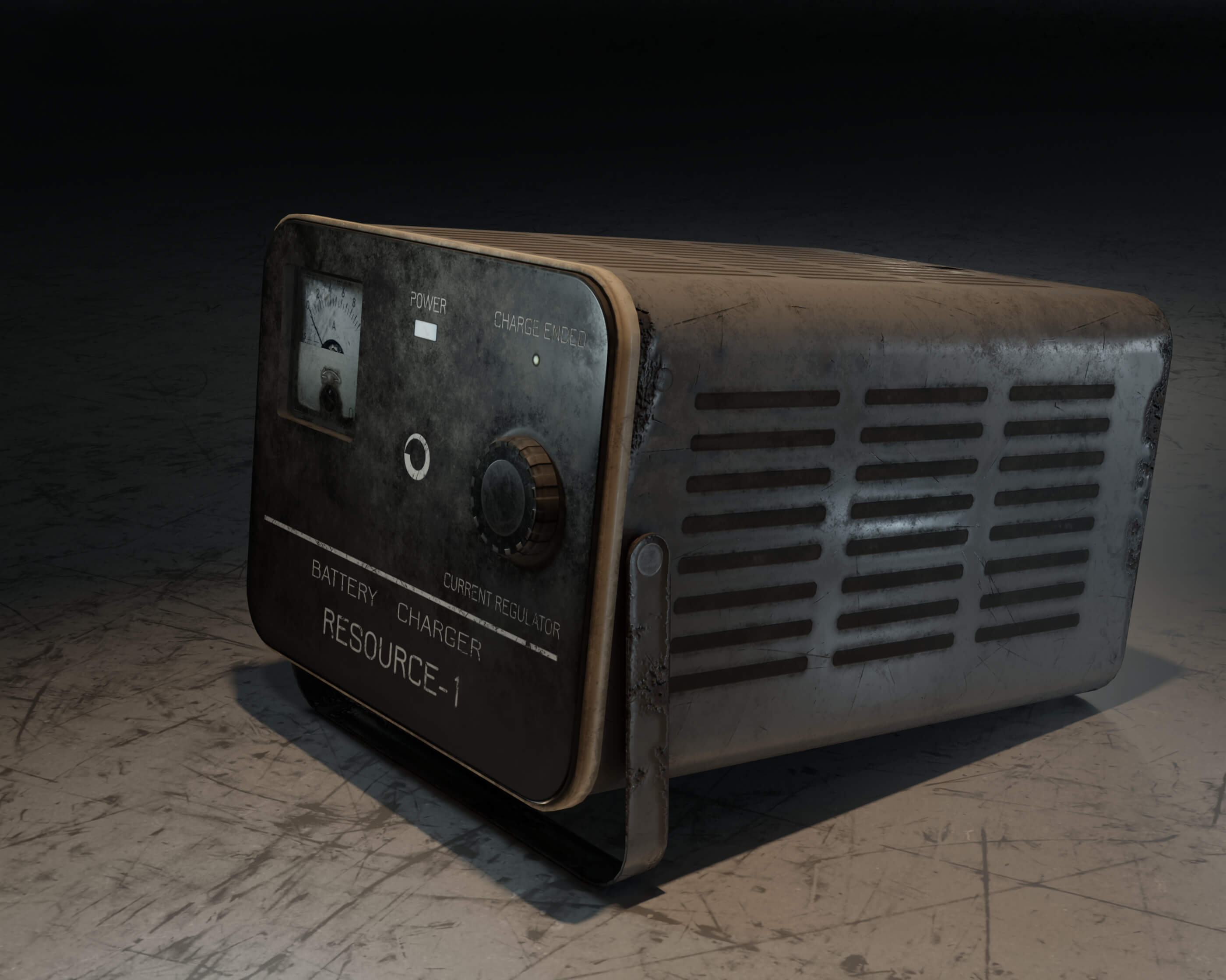 Soviet Used Old Car Battery Charger from USSR Recourse-1 3D Model by ...