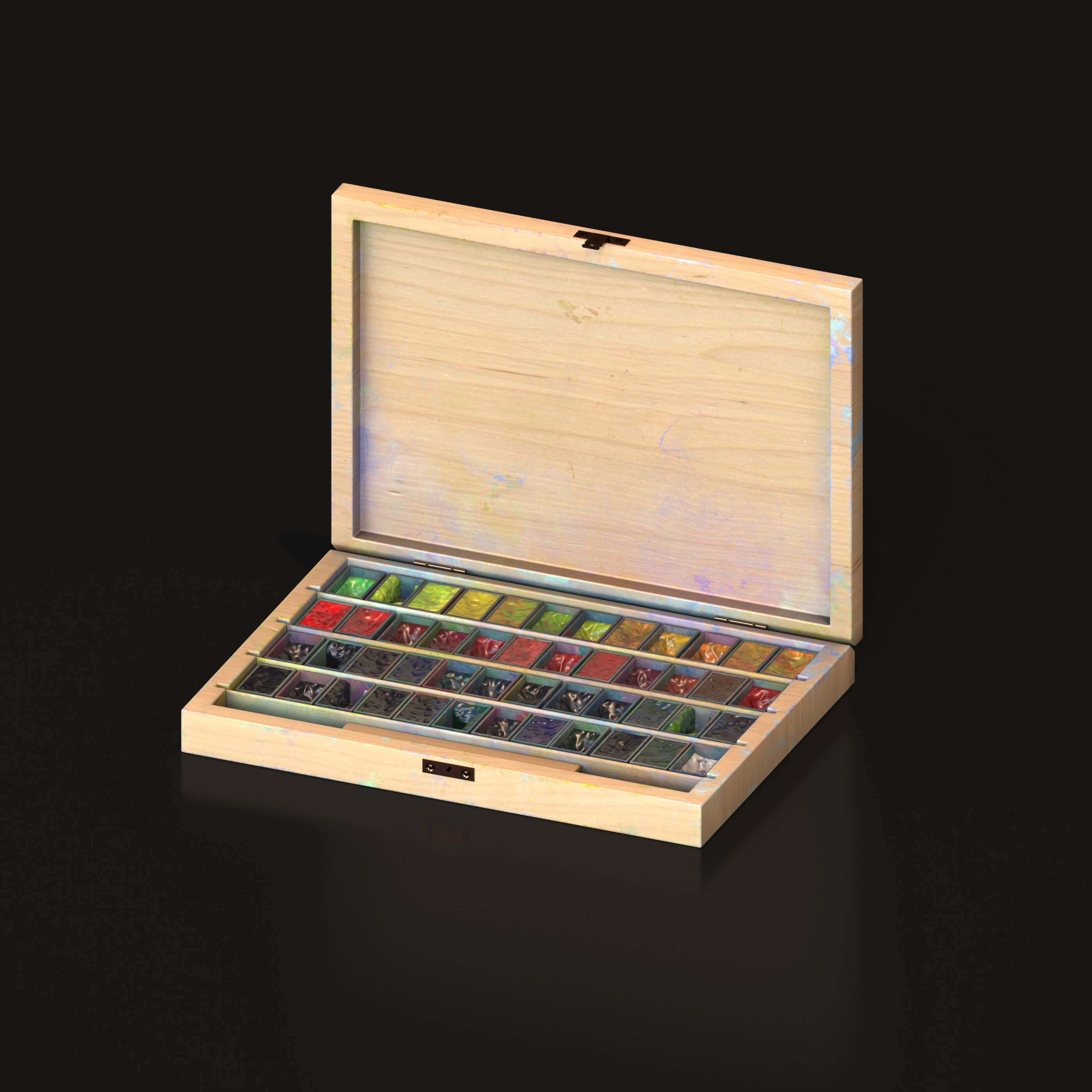 Artist Set 04 - 3D Model by ArtInt3d