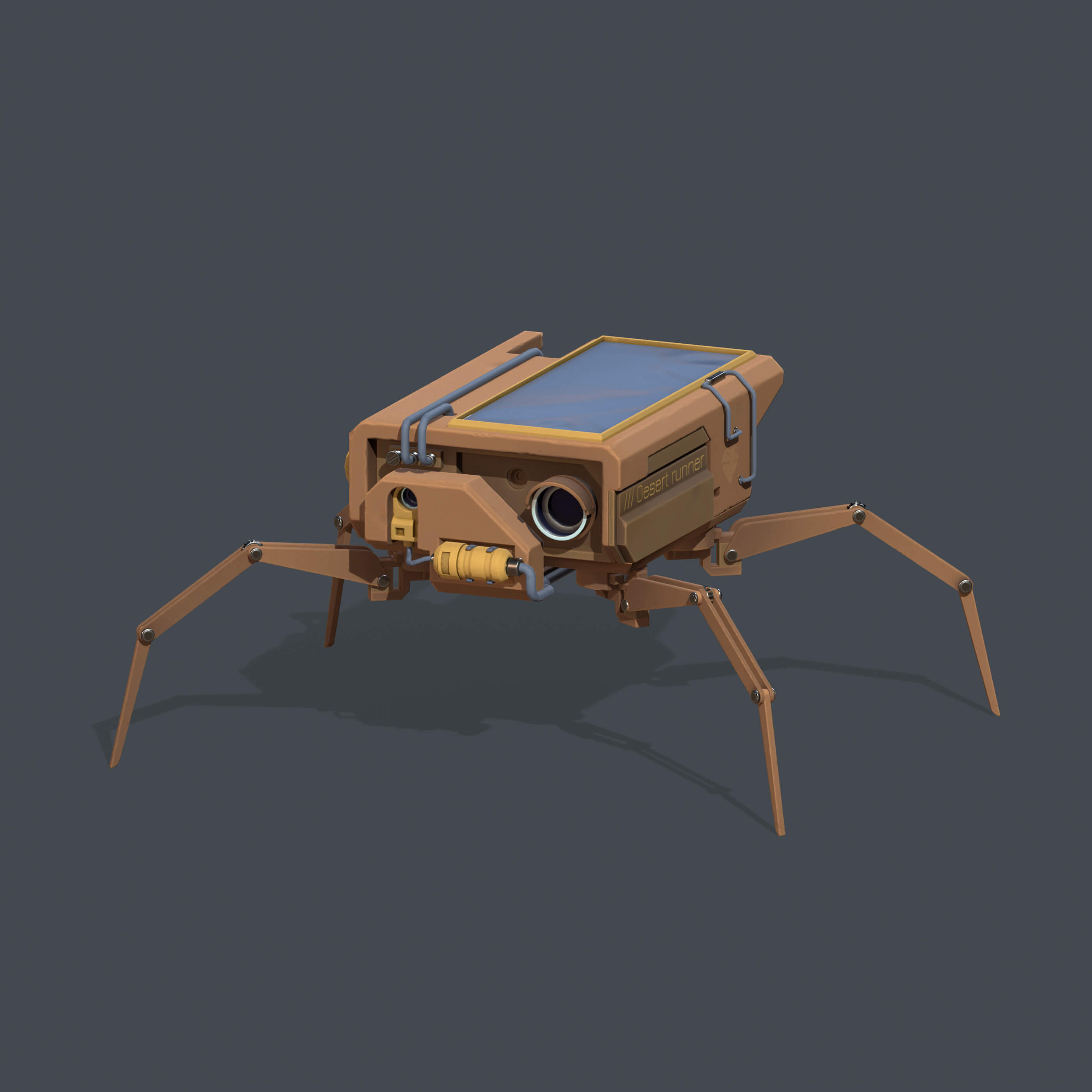 Stylized Robot-spider 3D Model by ArtInt3d