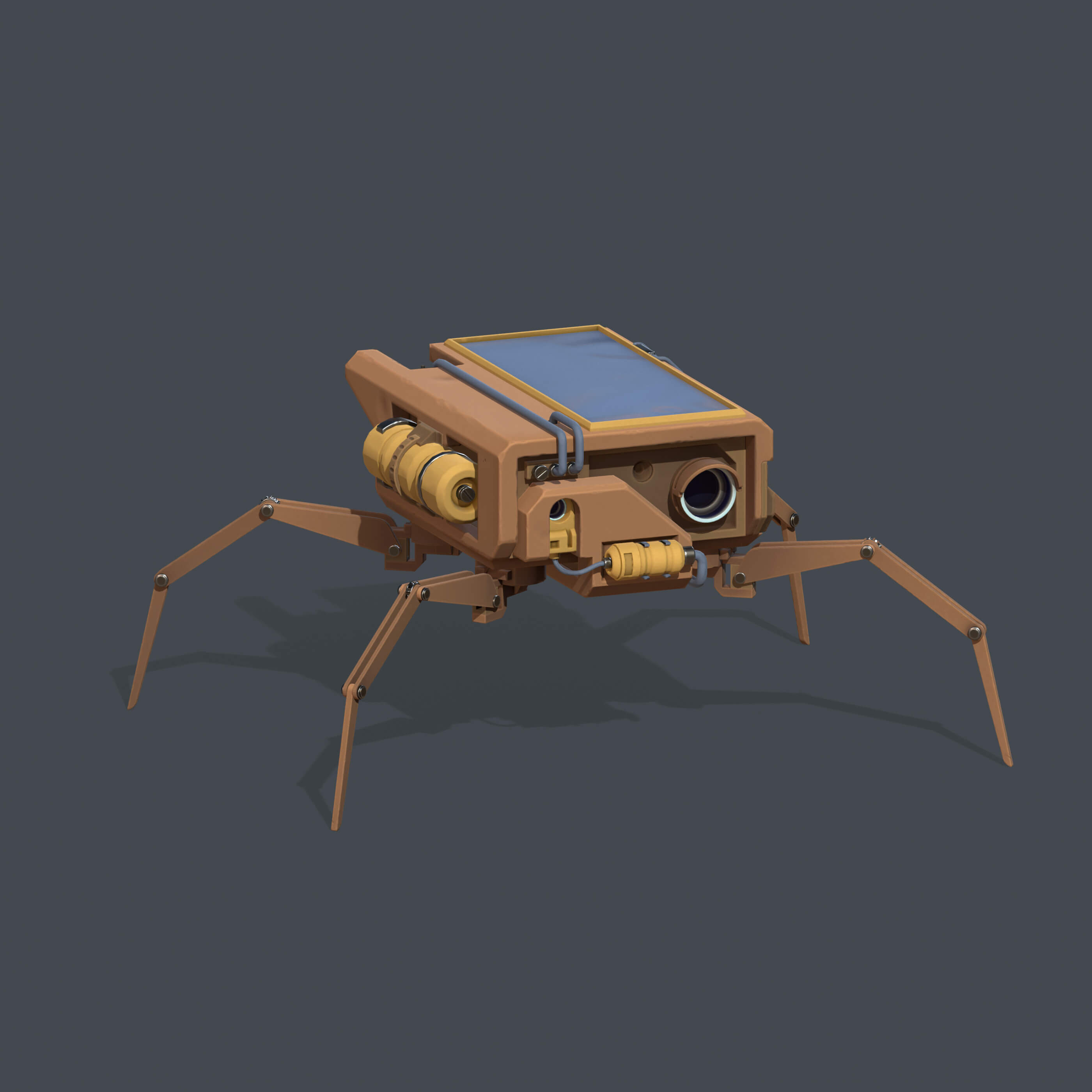 Stylized Robot-spider 3D Model by ArtInt3d