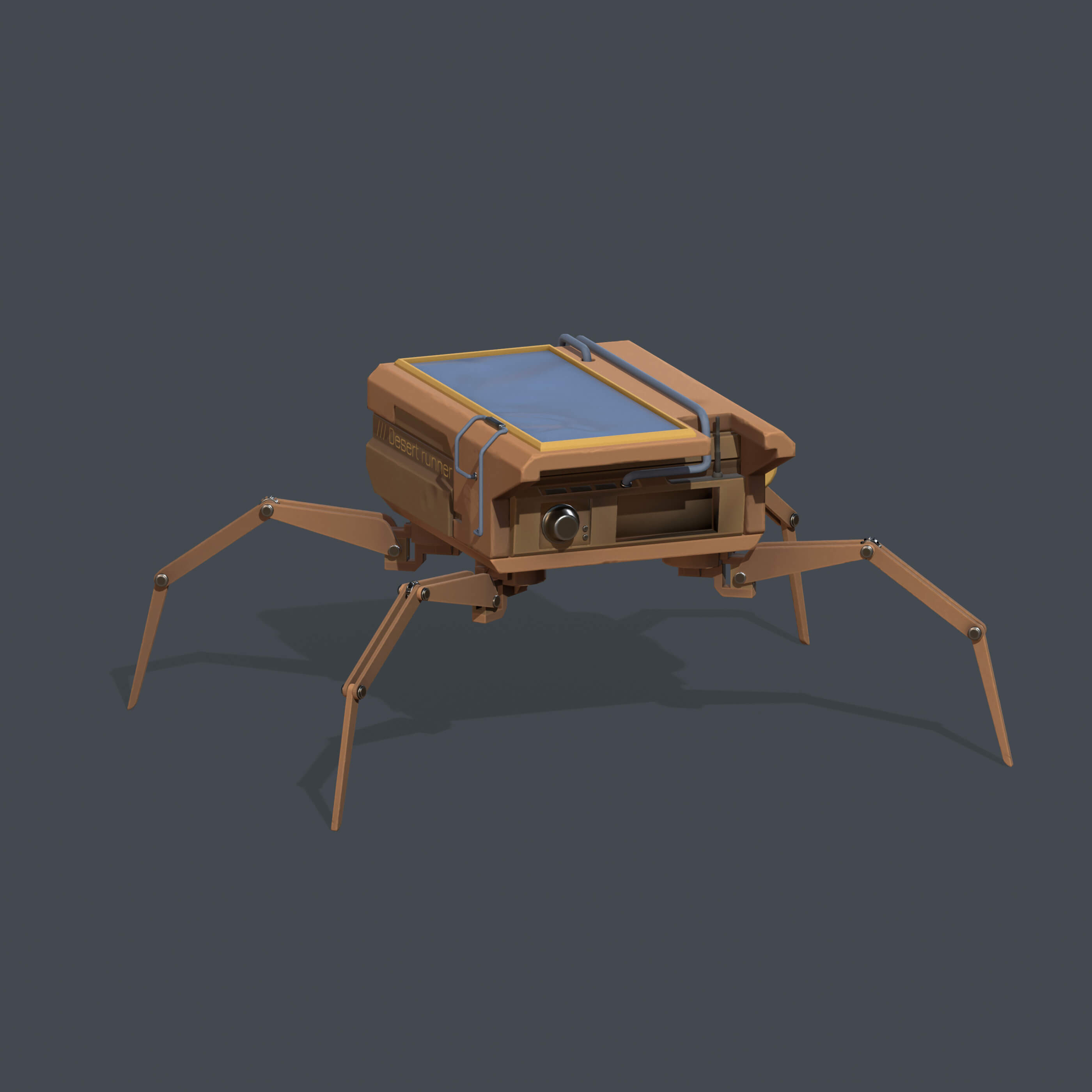 Stylized Robot-spider 3D Model by ArtInt3d