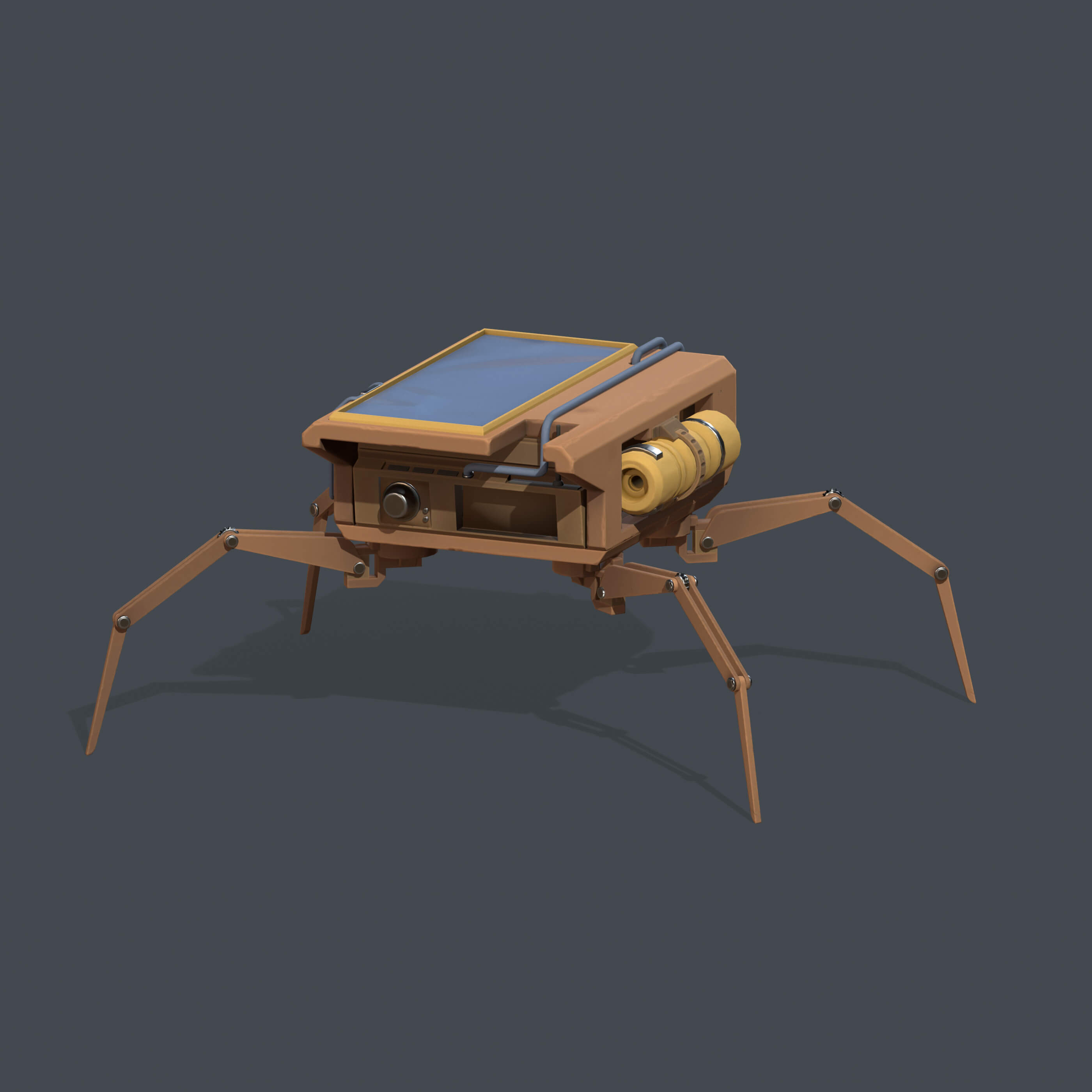 Stylized Robot-spider 3D Model by ArtInt3d