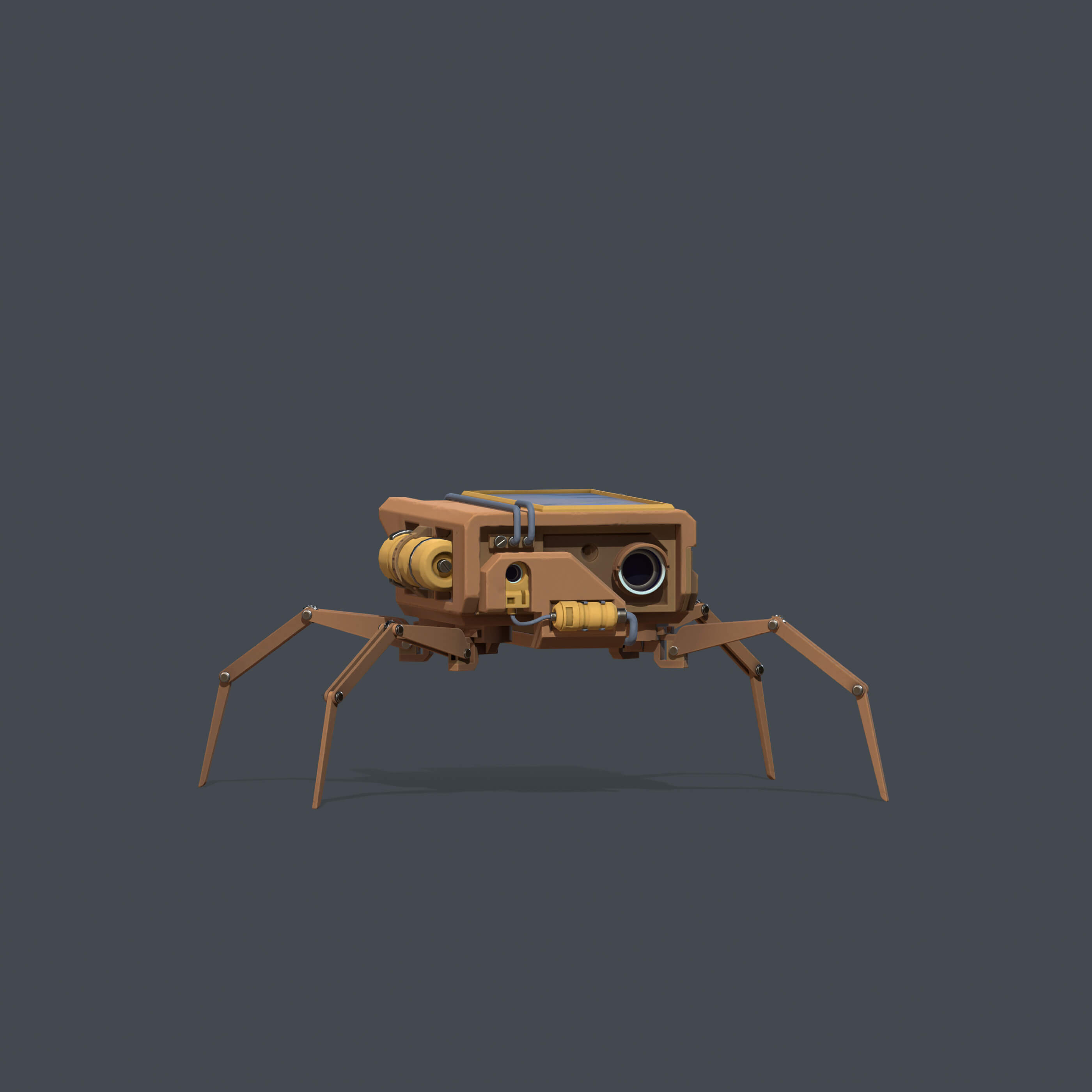 Stylized Robot-spider 3D Model by ArtInt3d