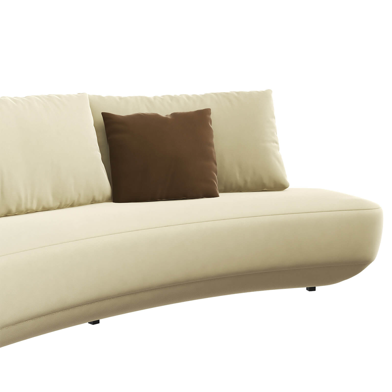 Audrey Curved Sofa by Massimo Castagna - 3D Model by artpolka