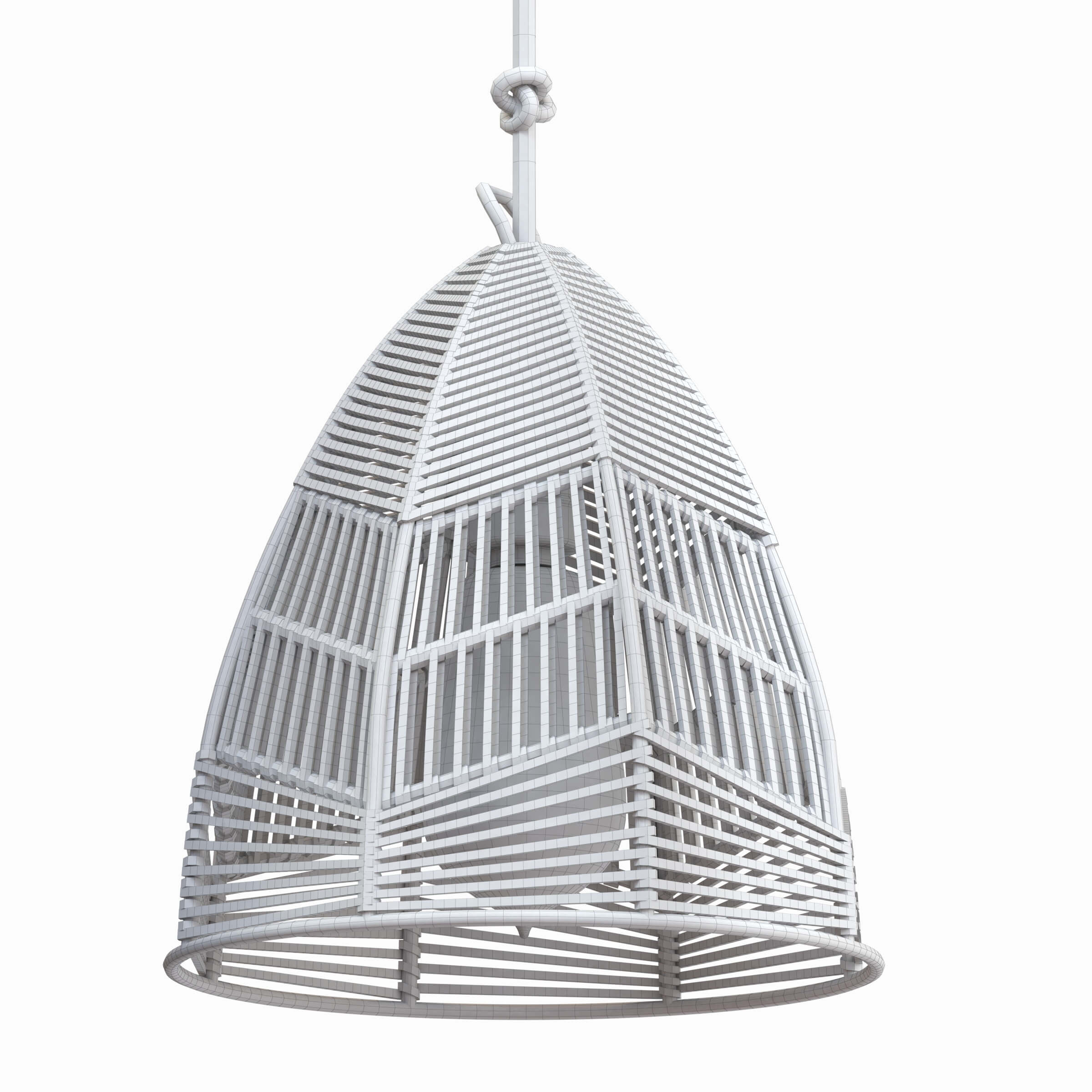 Bazar Bizar Bala Pendant Rattan S - 3D Model by artpolka