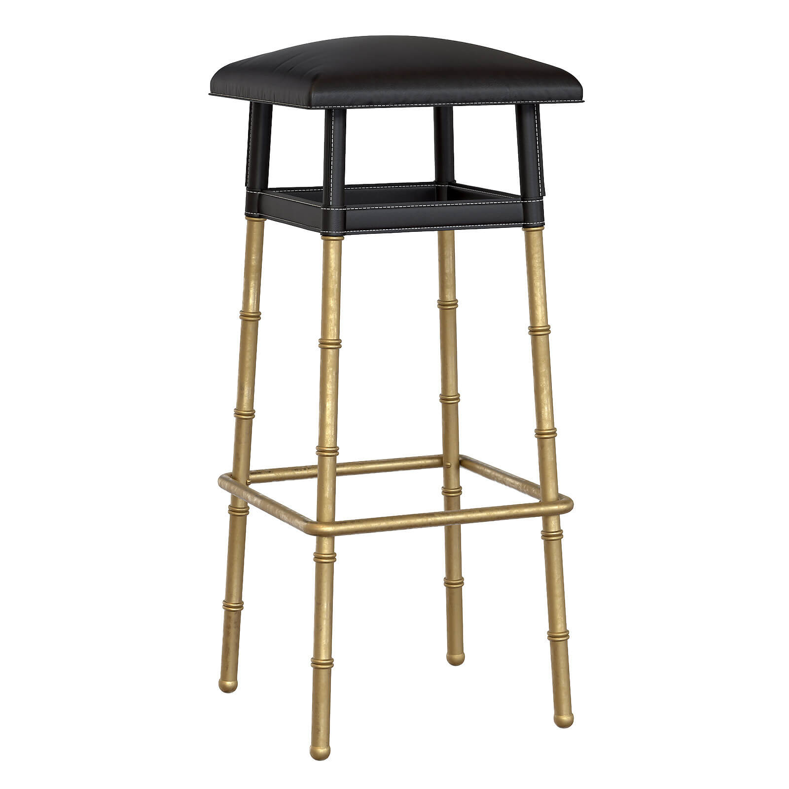 Black Bar Stool Princess Eichholtz - 3D Model by artpolka