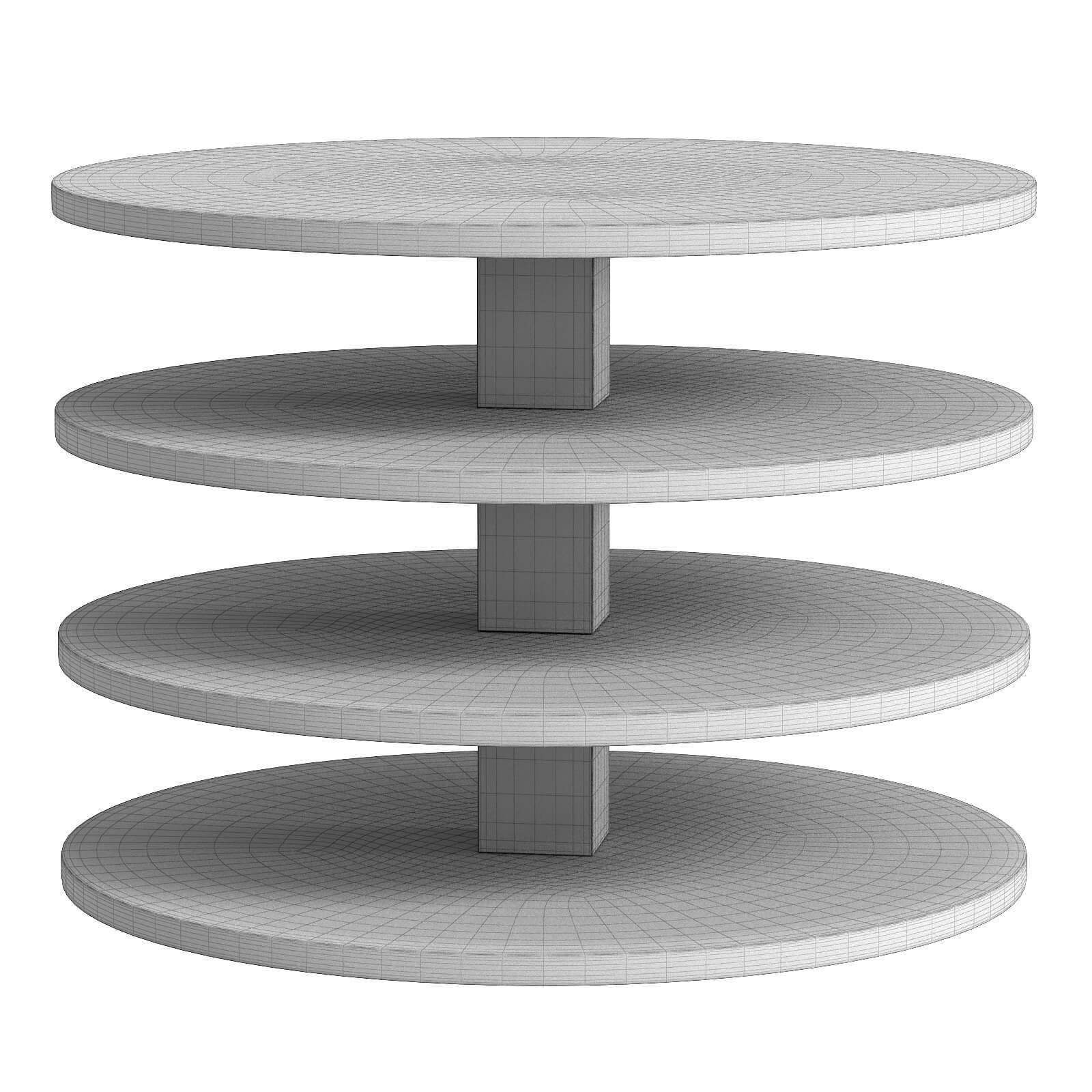 Circular Side Table Espasso - 3D Model by artpolka