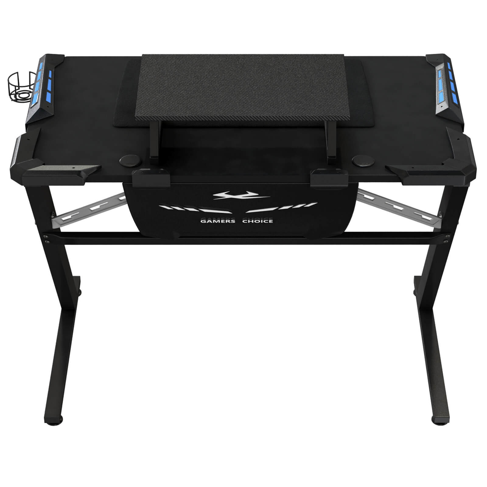 Computer Gaming Desk Langholm With Led Black - 3D Model by artpolka