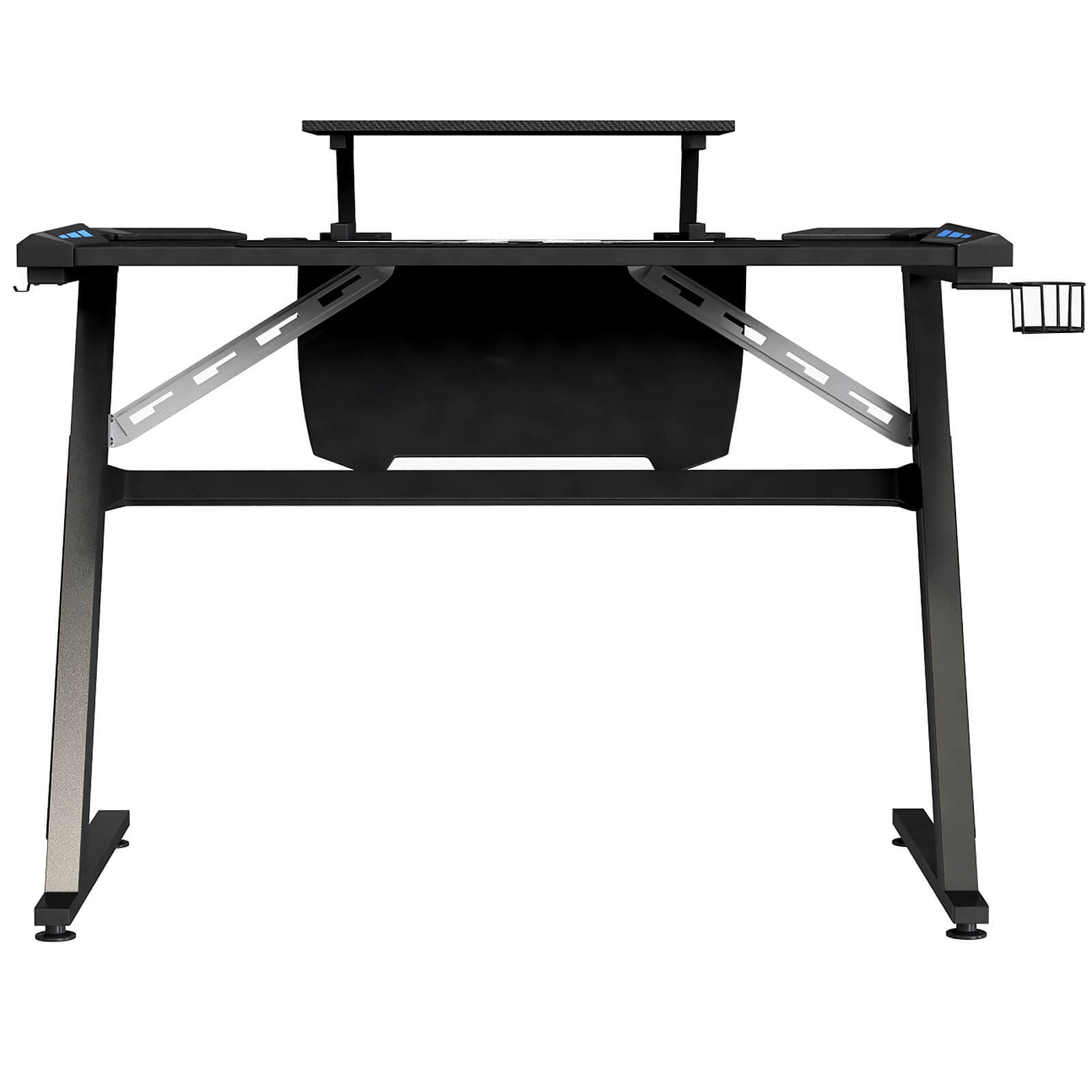 Computer Gaming Desk Langholm With Led Black - 3D Model by artpolka