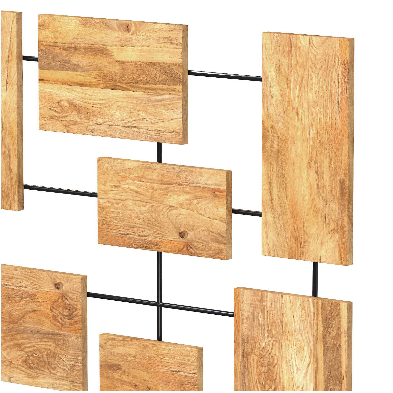 Decorative Wall Panel With Mango Wooden Elements - 3D Model by artpolka