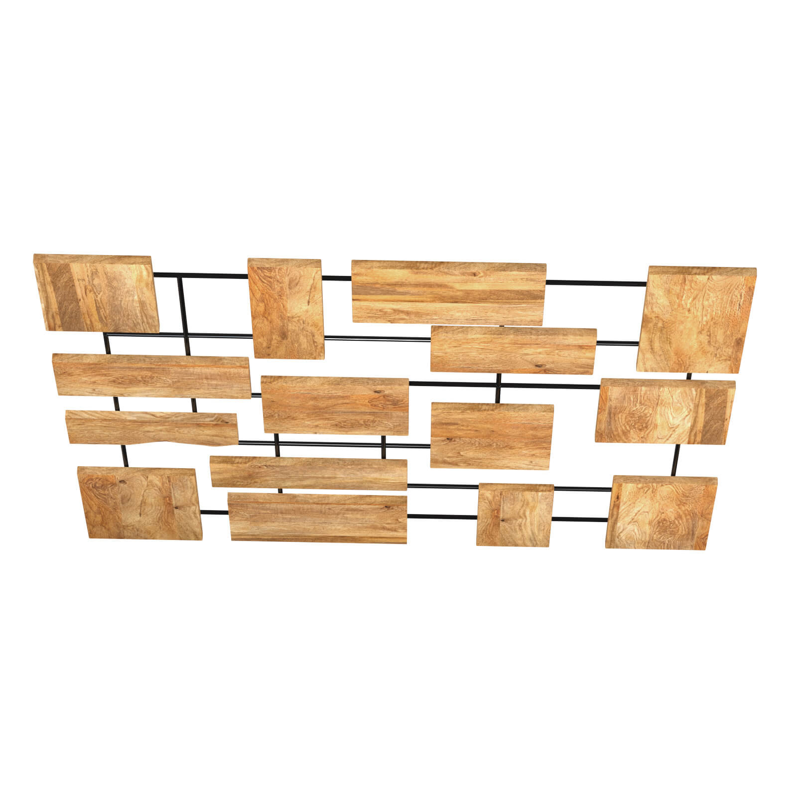 Decorative Wall Panel With Mango Wooden Elements - 3D Model by artpolka