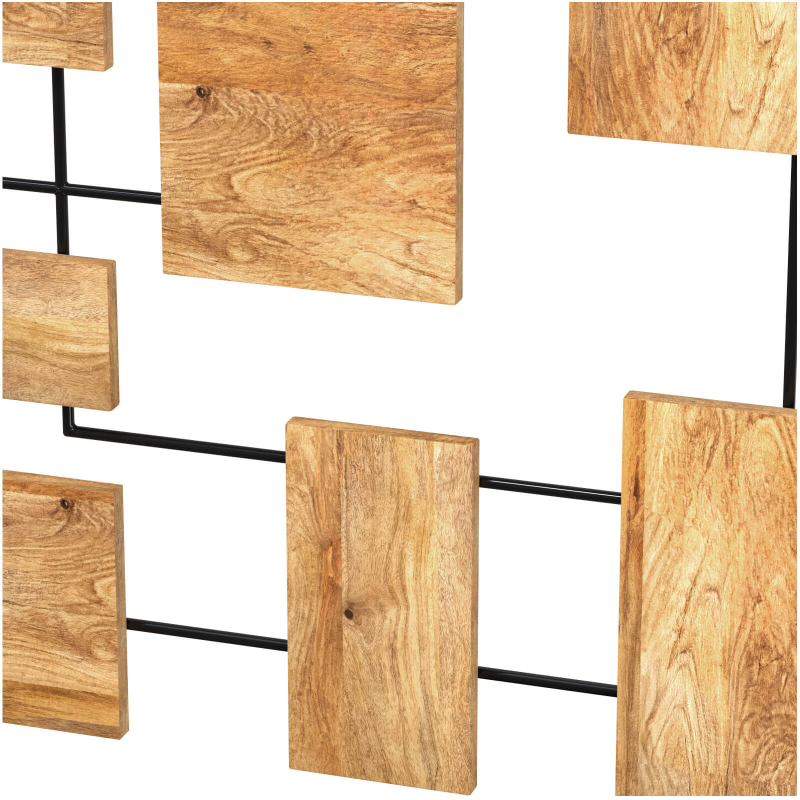 Decorative Wall Panel With Mango Wooden Elements - 3D Model by artpolka