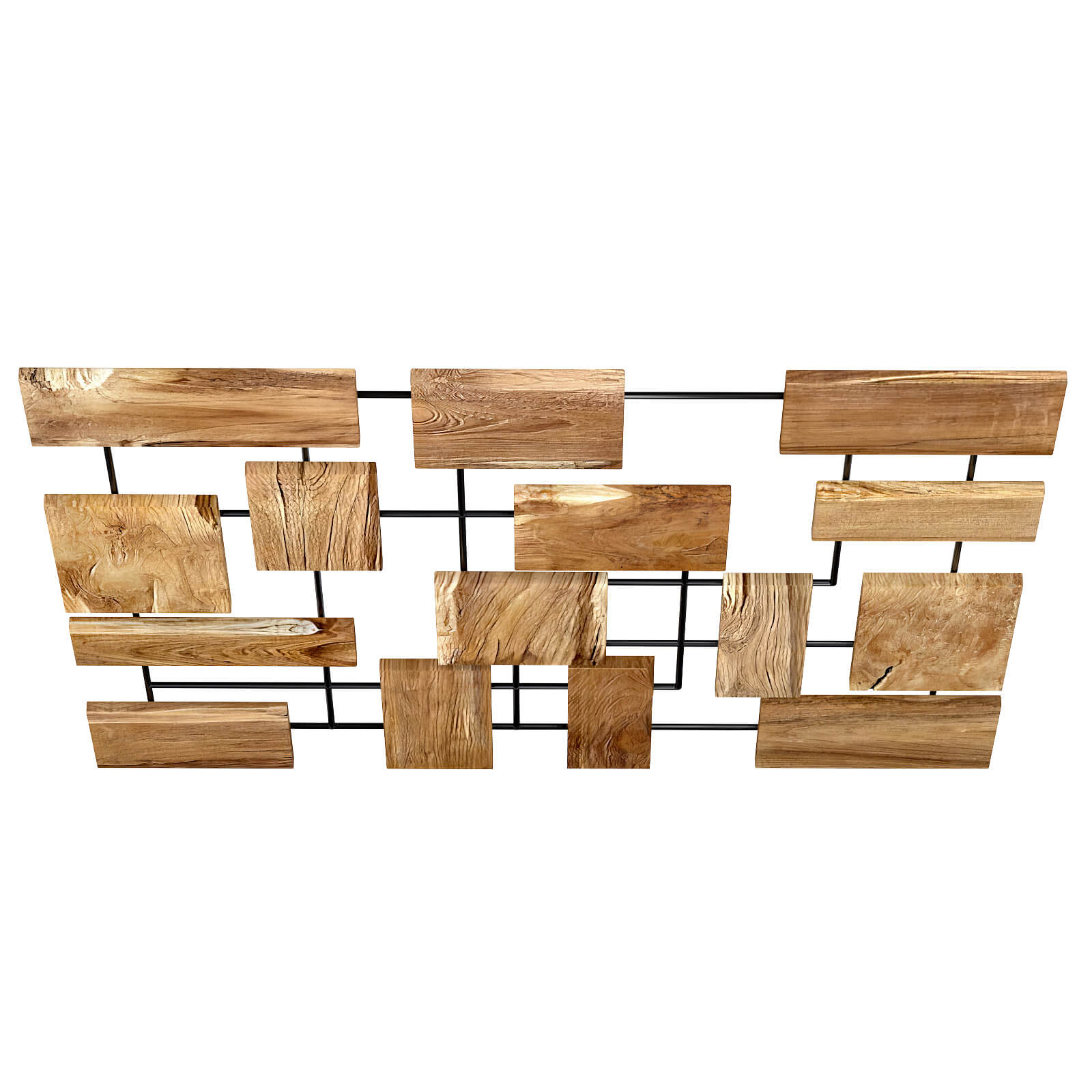 Decorative Wall Panel With Wooden Elements - 3D Model by artpolka