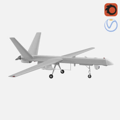 Drone UAV Orion E - 3D Model by artpolka