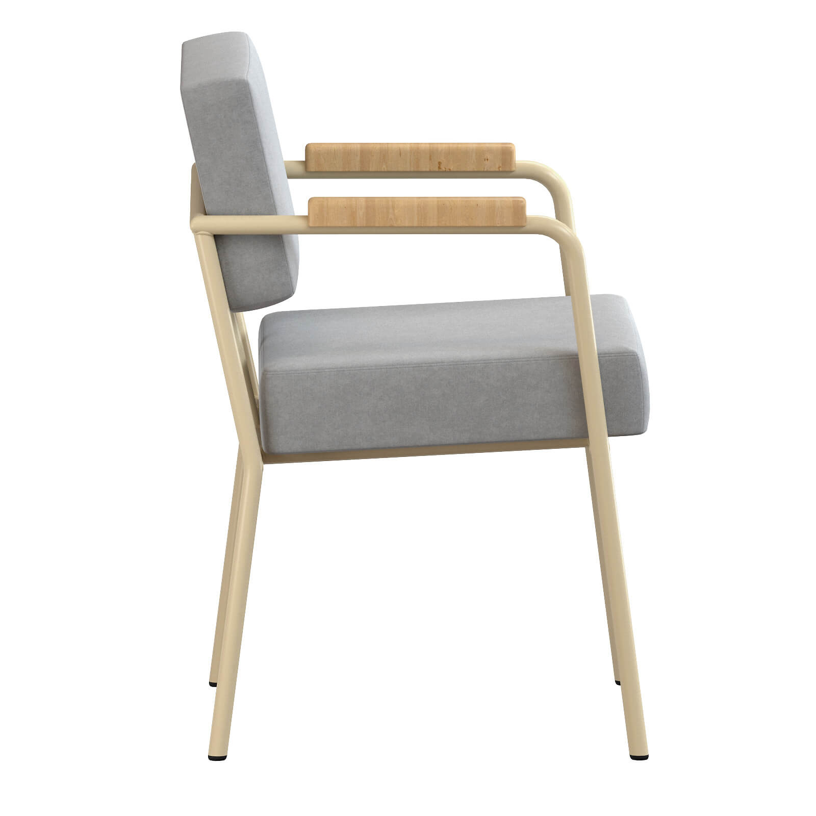 Fest Monday Dining Chair With Arms - 3D Model by artpolka