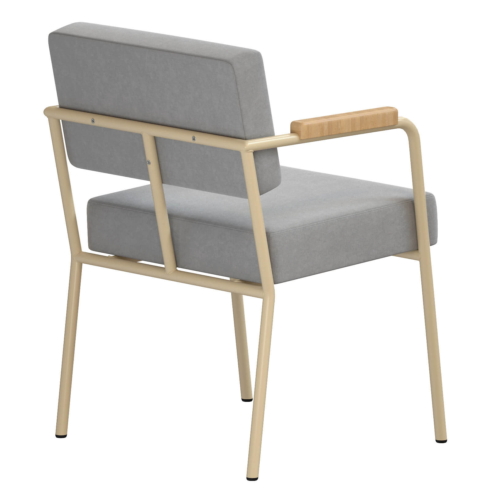 Fest Monday Dining Chair With Arms - 3D Model by artpolka