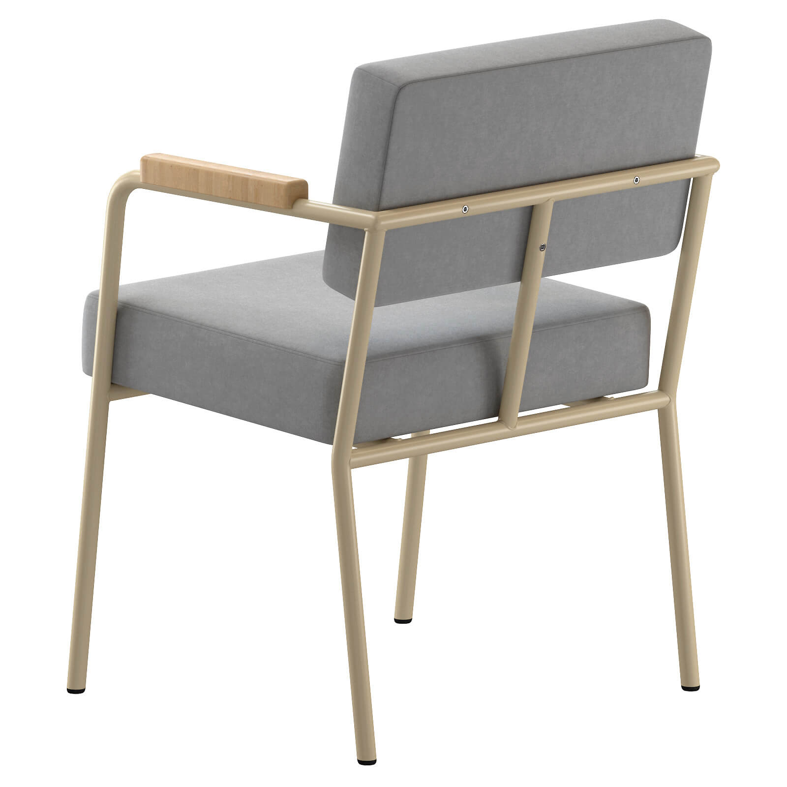 Fest Monday Dining Chair With Arms - 3D Model by artpolka