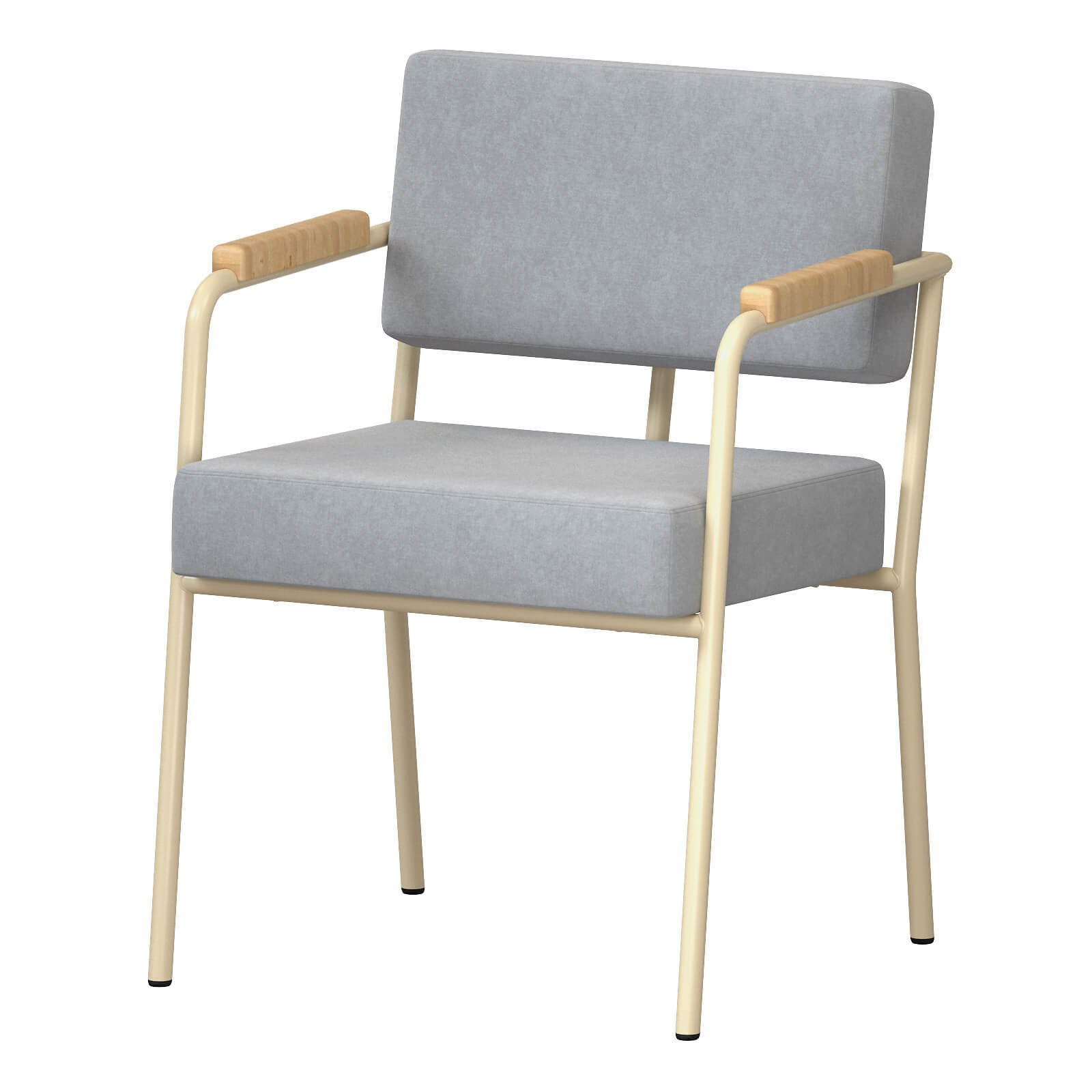 Fest Monday Dining Chair With Arms - 3D Model by artpolka