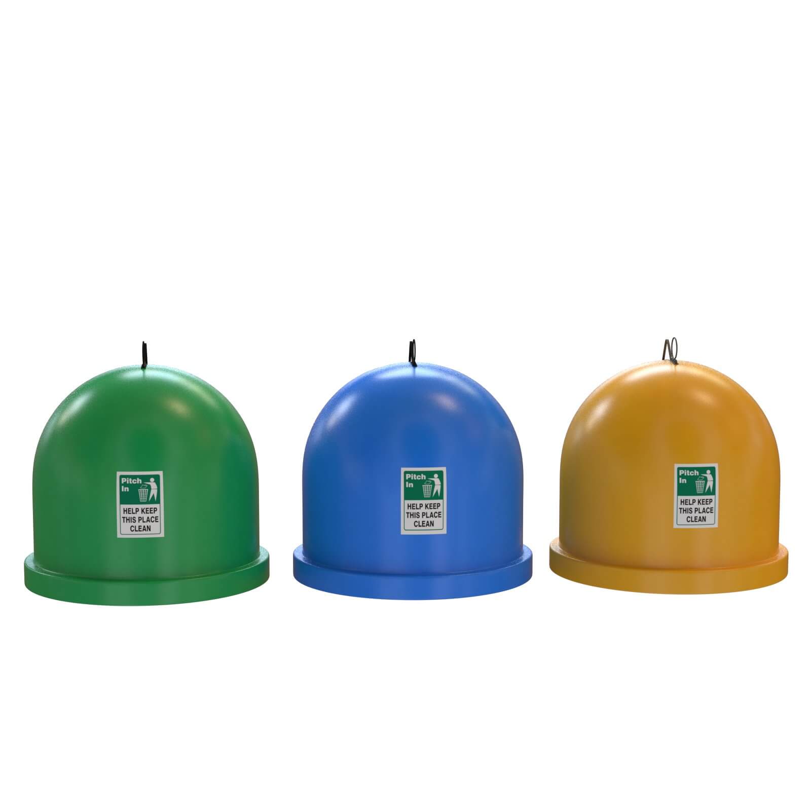 Garbage Sorting Containers - 3D Model by artpolka