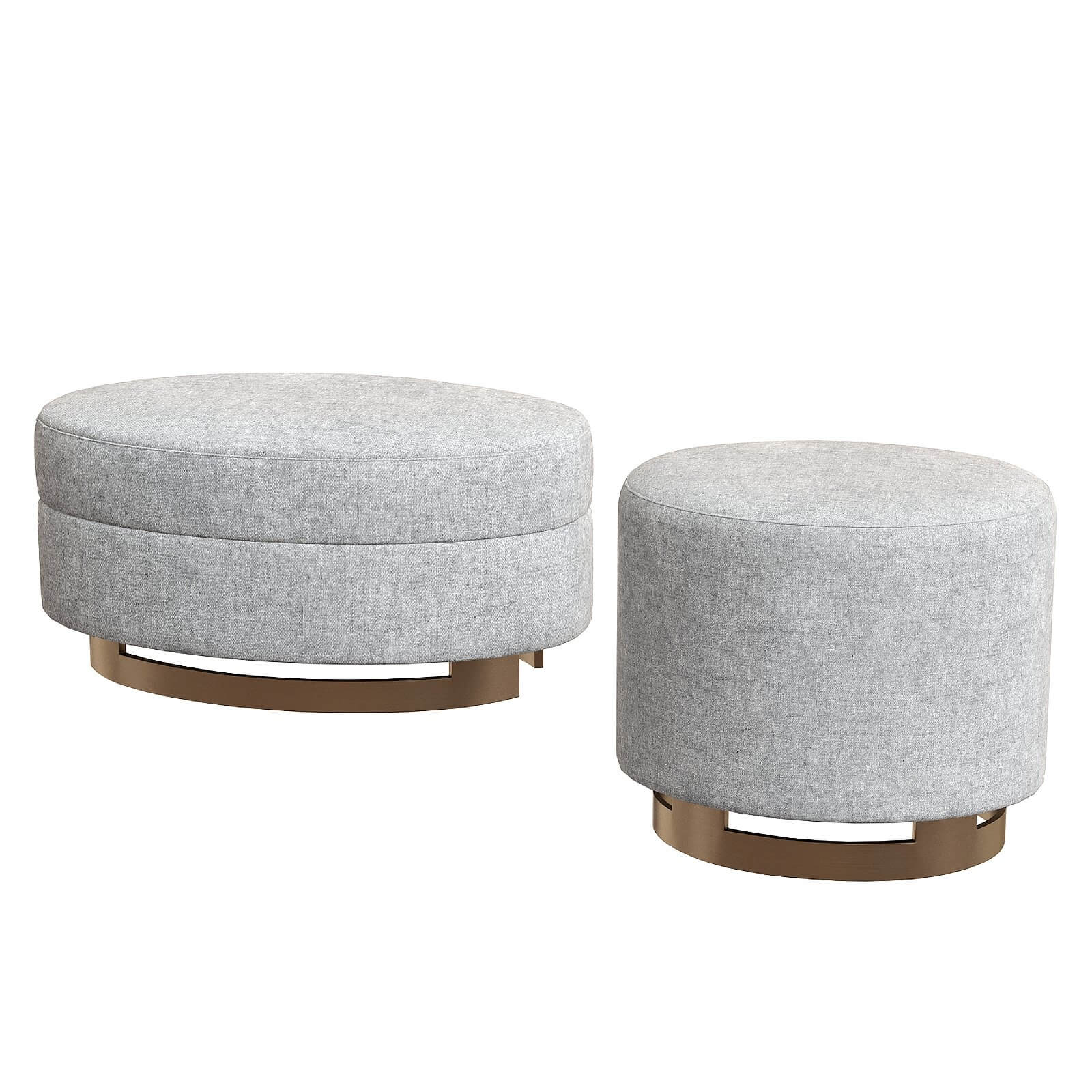 Gumi Pouf Ottoman and Stool Bruno Moinard - 3D Model by artpolka