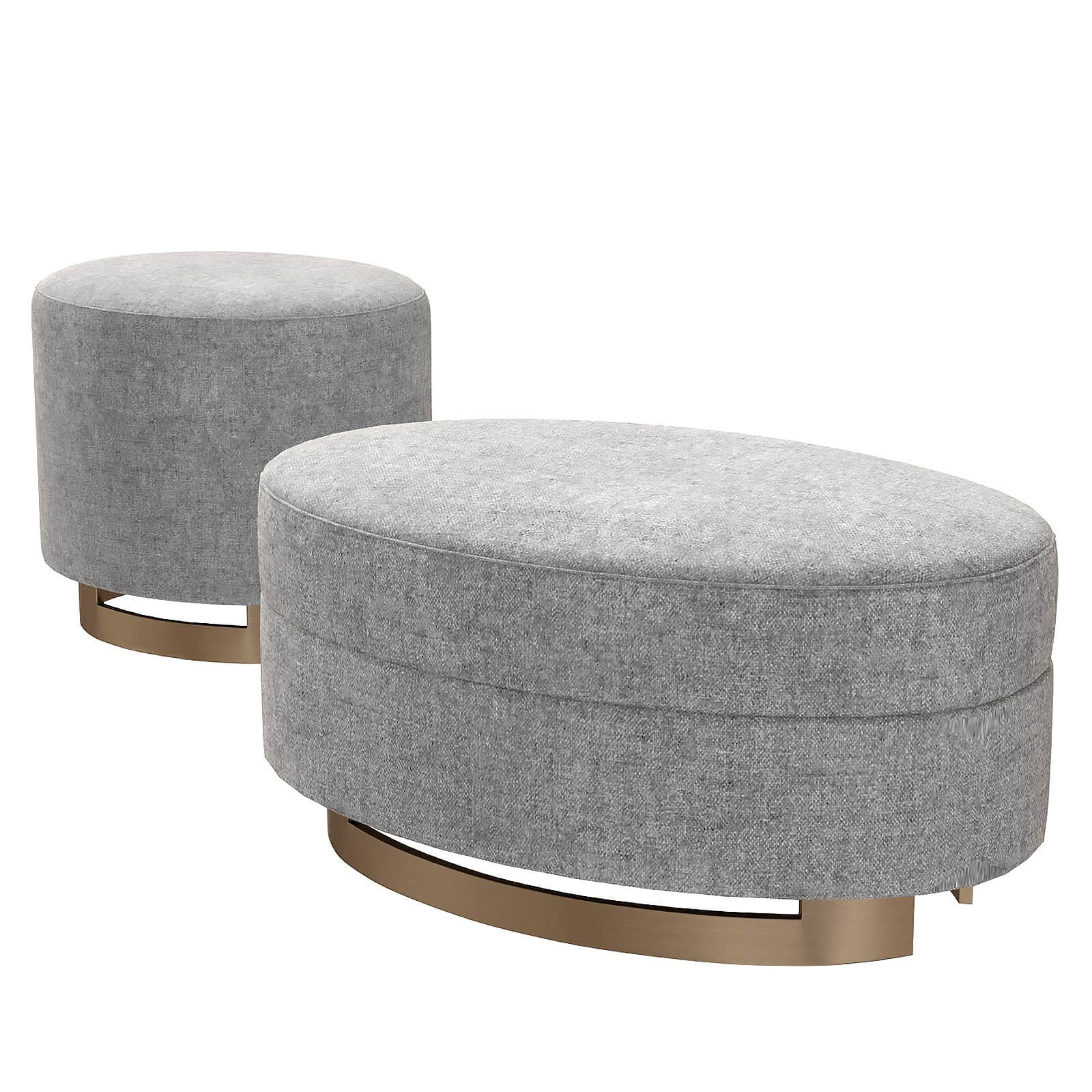 Gumi Pouf Ottoman and Stool Bruno Moinard - 3D Model by artpolka