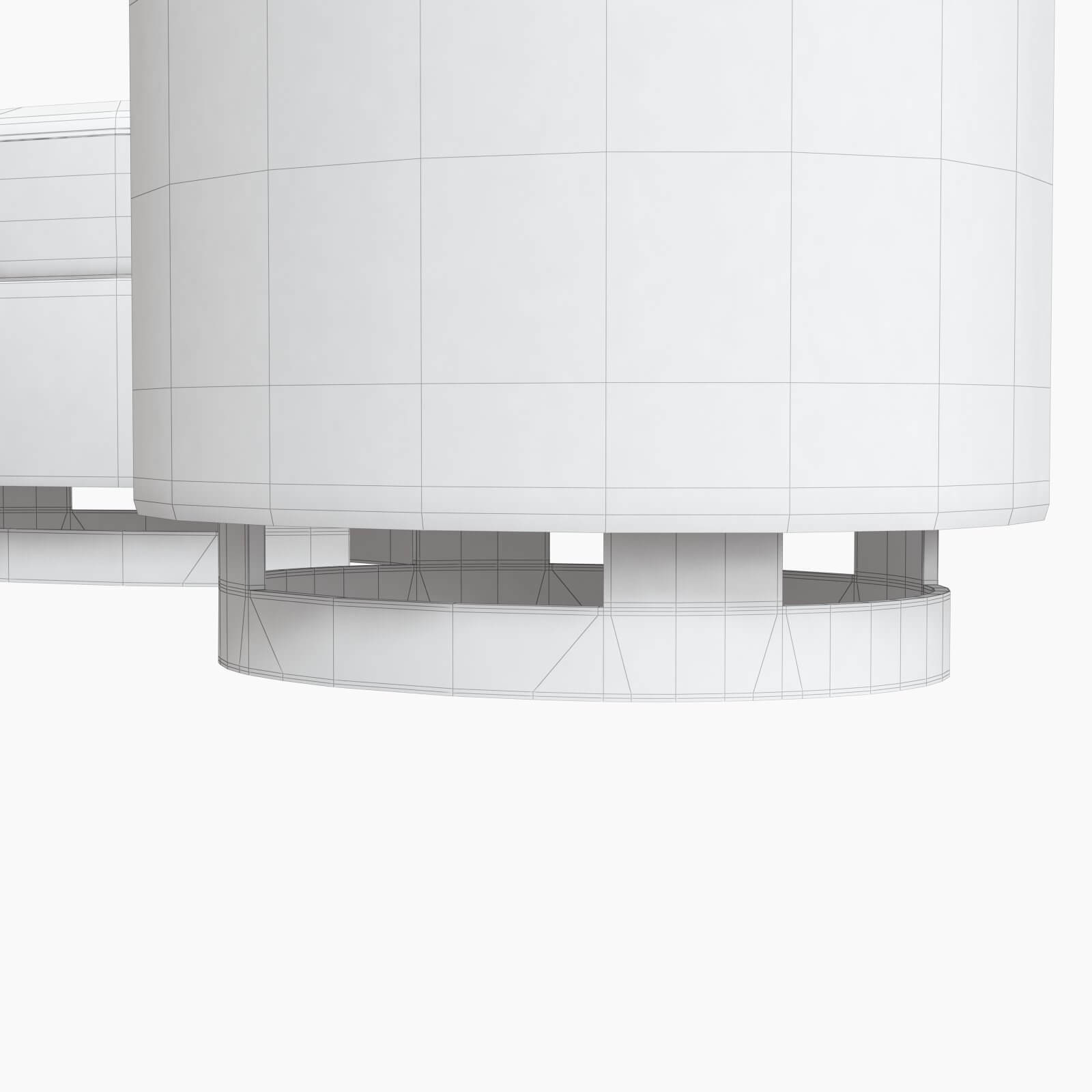 Gumi Pouf Ottoman and Stool Bruno Moinard - 3D Model by artpolka