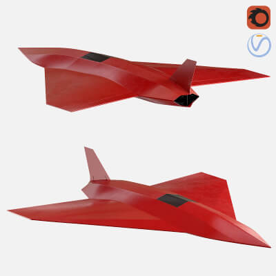 Hadid-110 Kamikaze Dalahu Drone 3D Model by artpolka