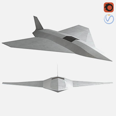 Hadid-110 Kamikaze Dalahu Metal Drone 3D Model by artpolka