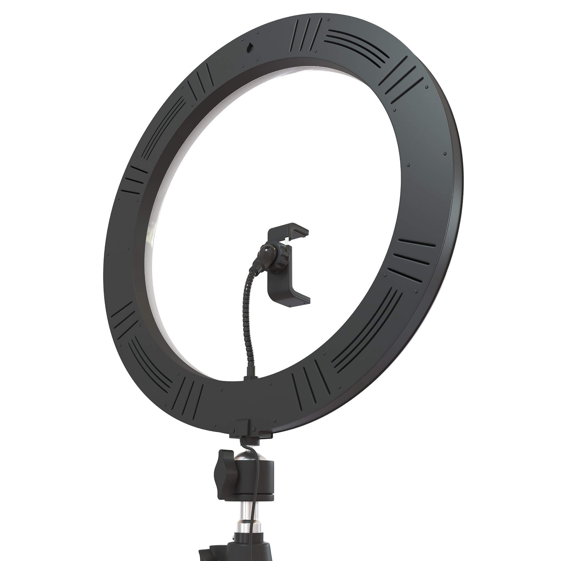 Hama SpotLight Steady 120 LED Ring Light - 3D Model by artpolka