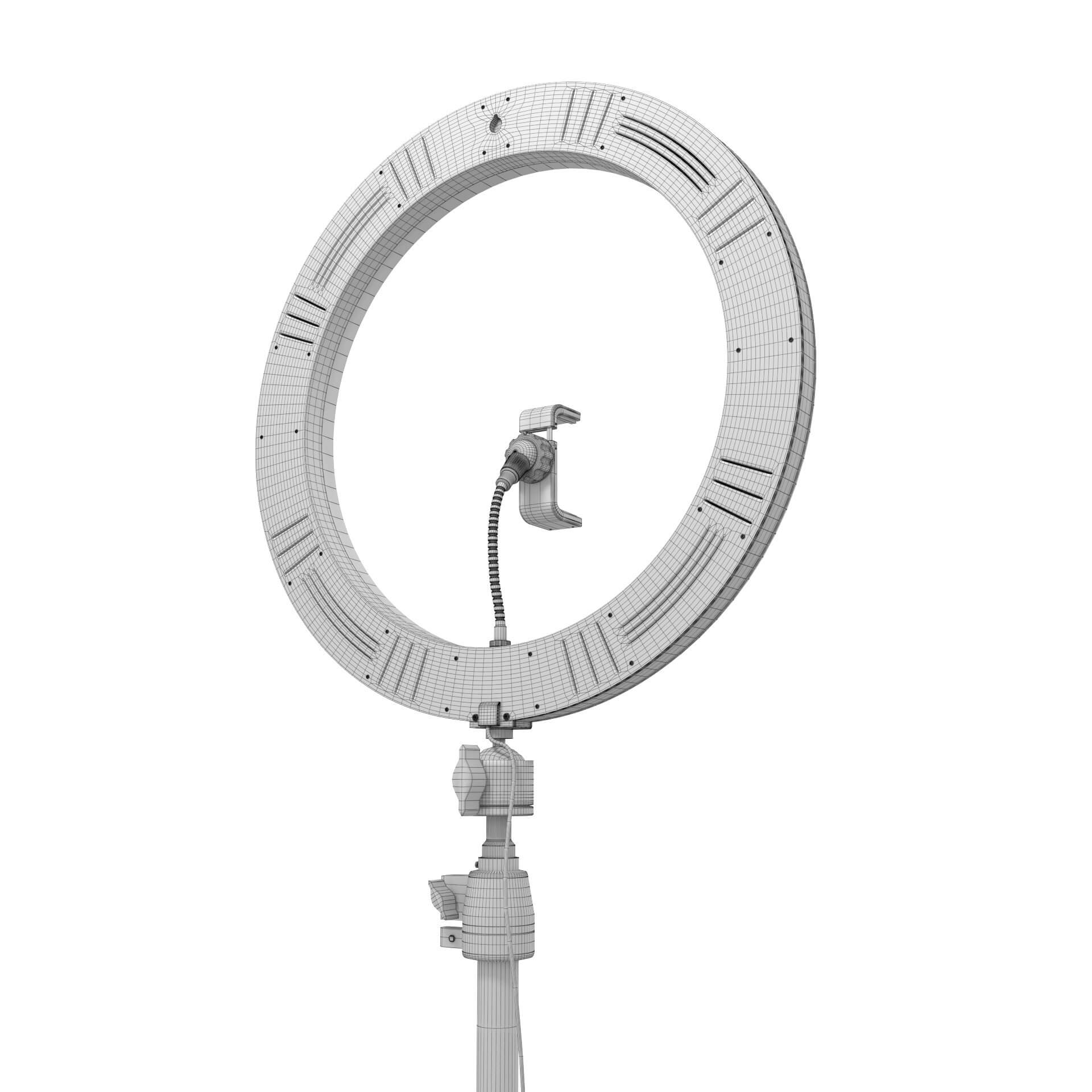 Hama SpotLight Steady 120 LED Ring Light - 3D Model by artpolka