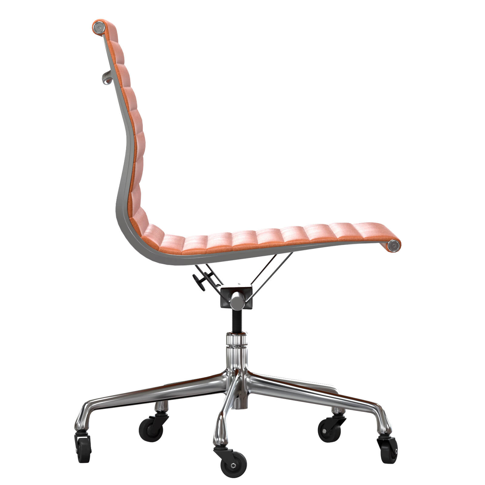 Herman Miller Eames Brown Cognac Leather Office Chair - 3D Model by ...