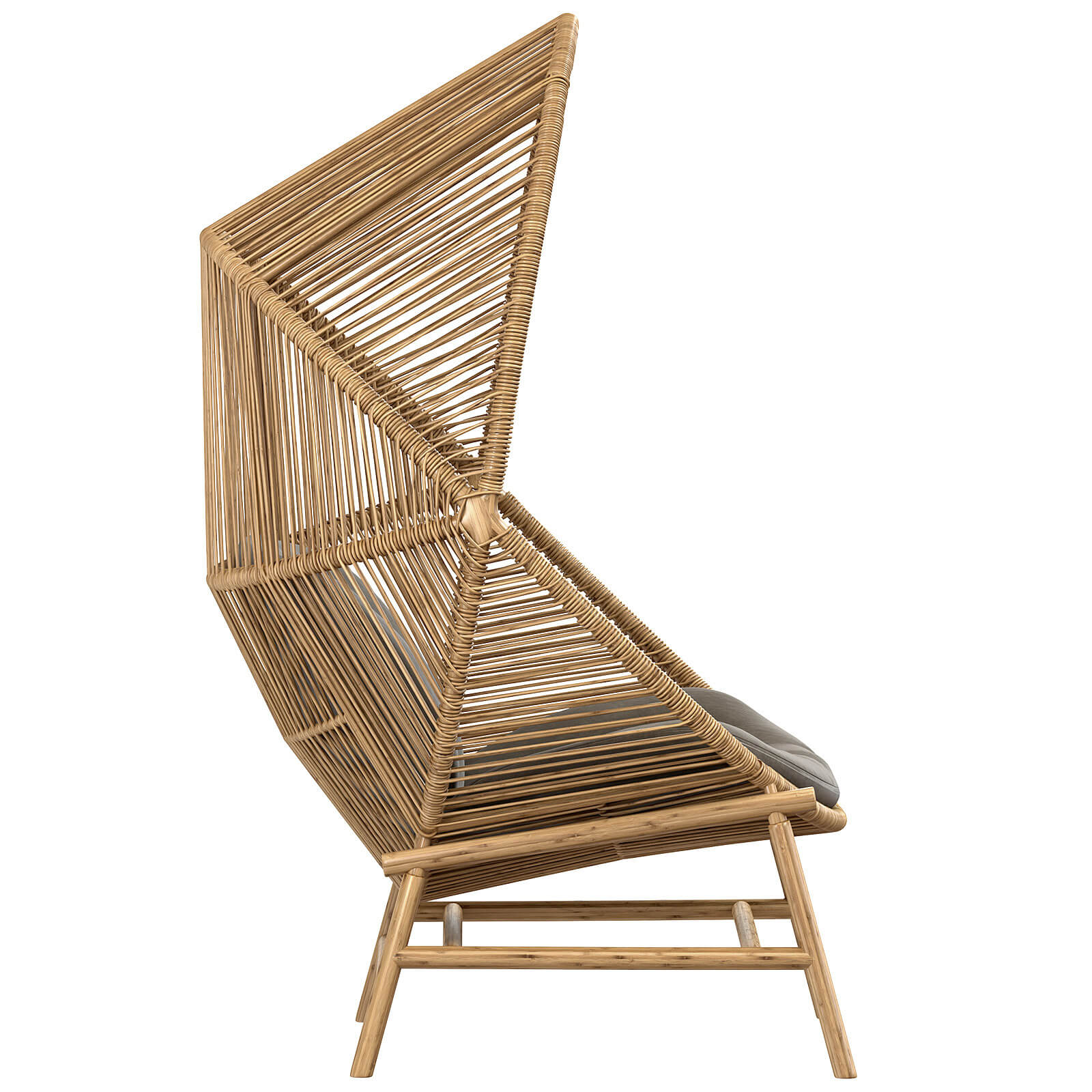 Hive Chair Cane Line Rattan Weave Natural - 3D Model by artpolka