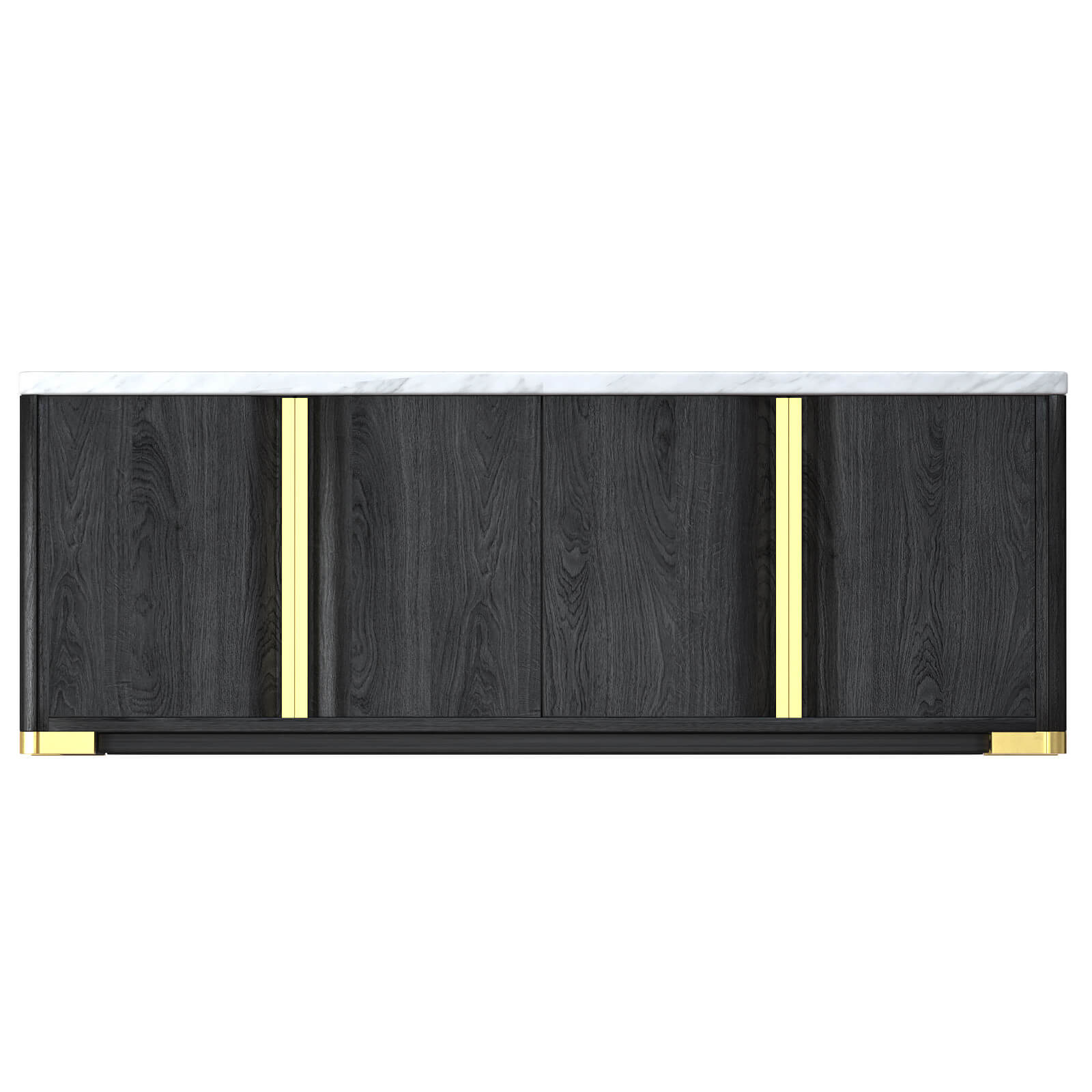 Holly Hunt Oslo Sideboard Black Walnut Wood - 3D Model by artpolka