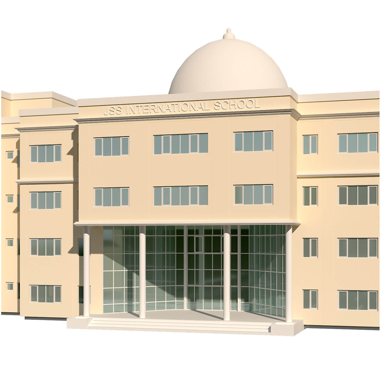 Jss International School Dubai Jumeirah Village - 3D Model by artpolka