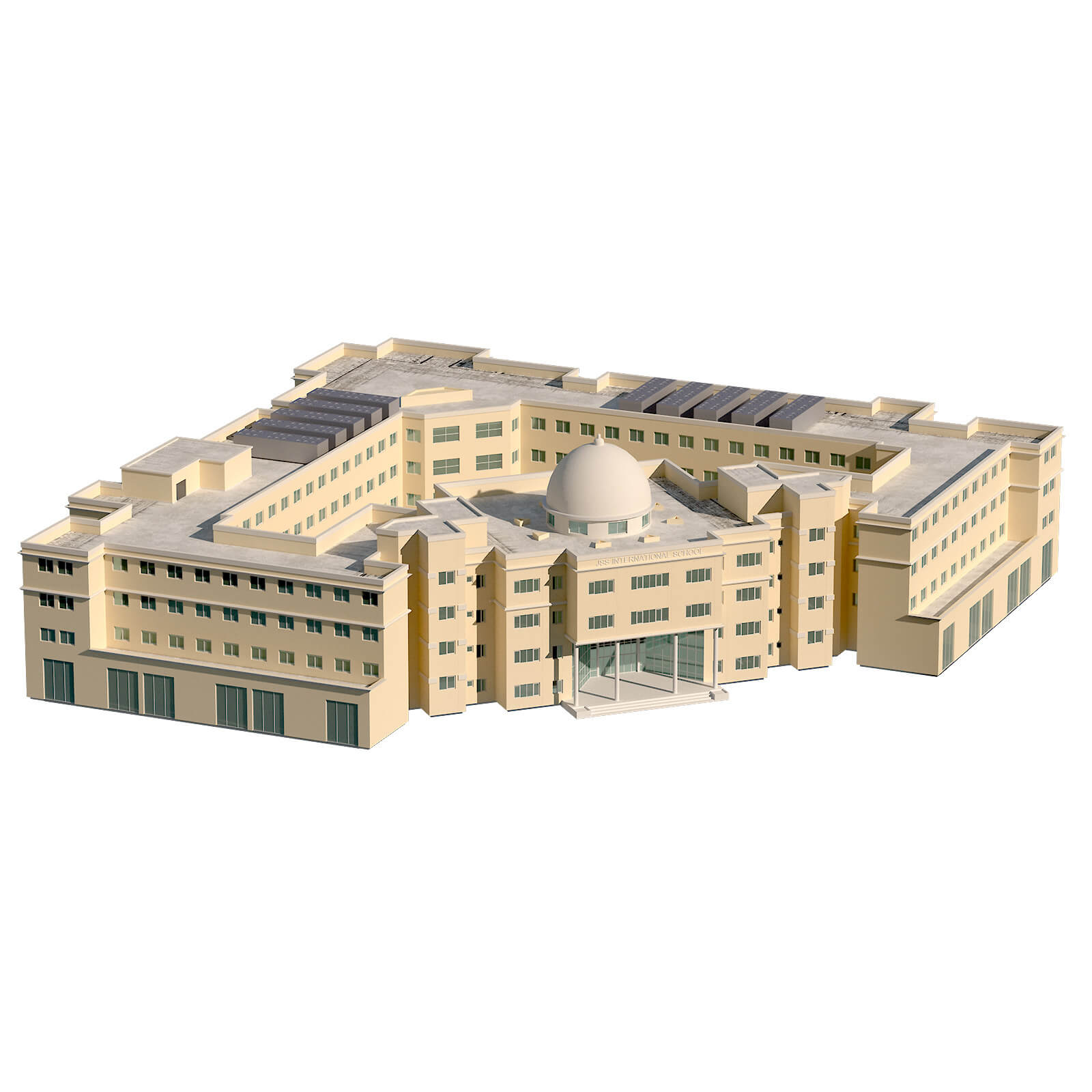 Jss International School Dubai Jumeirah Village - 3D Model by artpolka