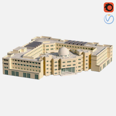 Jss International School Dubai Jumeirah Village - 3D Model by artpolka