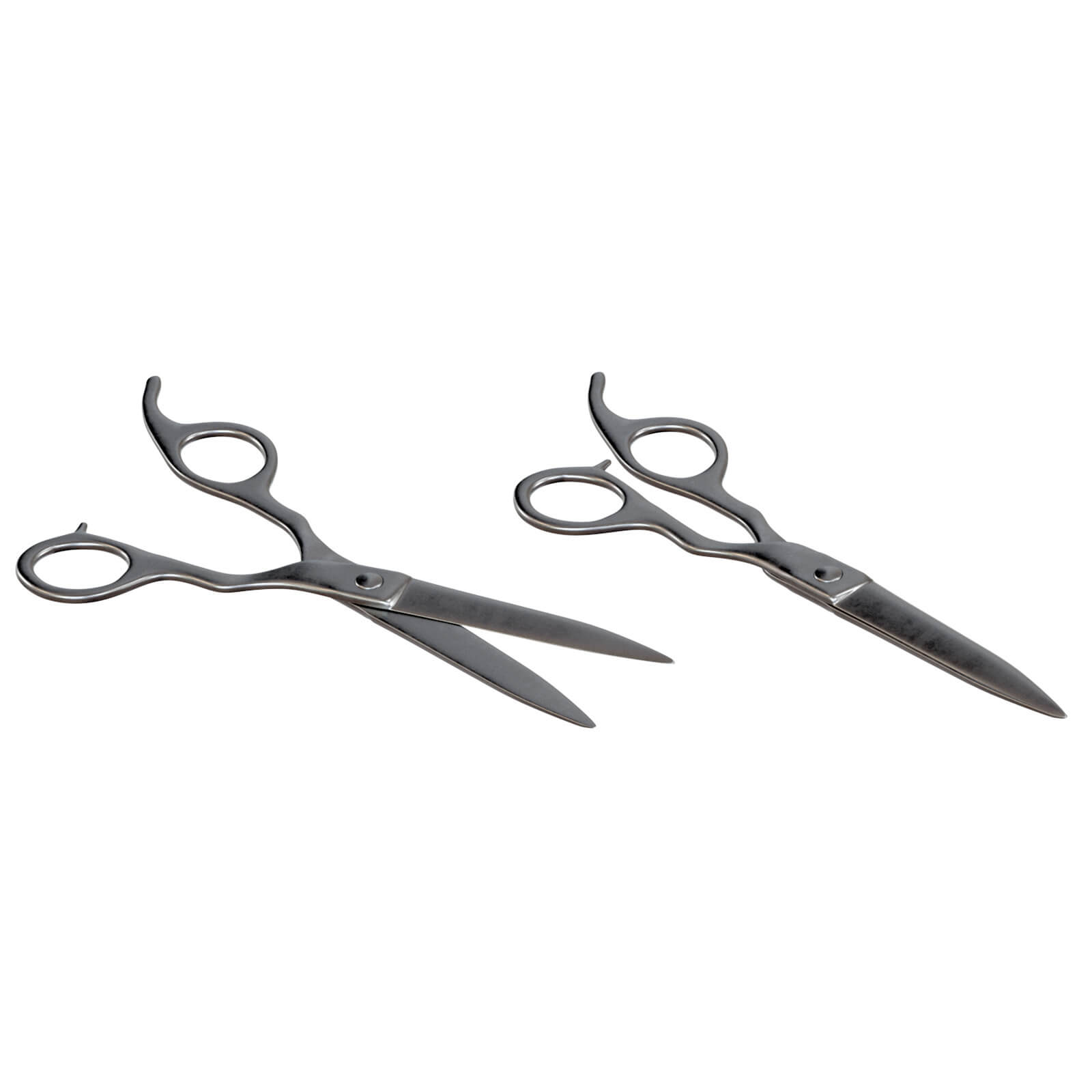 Kasho Metal Scissors for a Hairstyle - 3D Model by artpolka