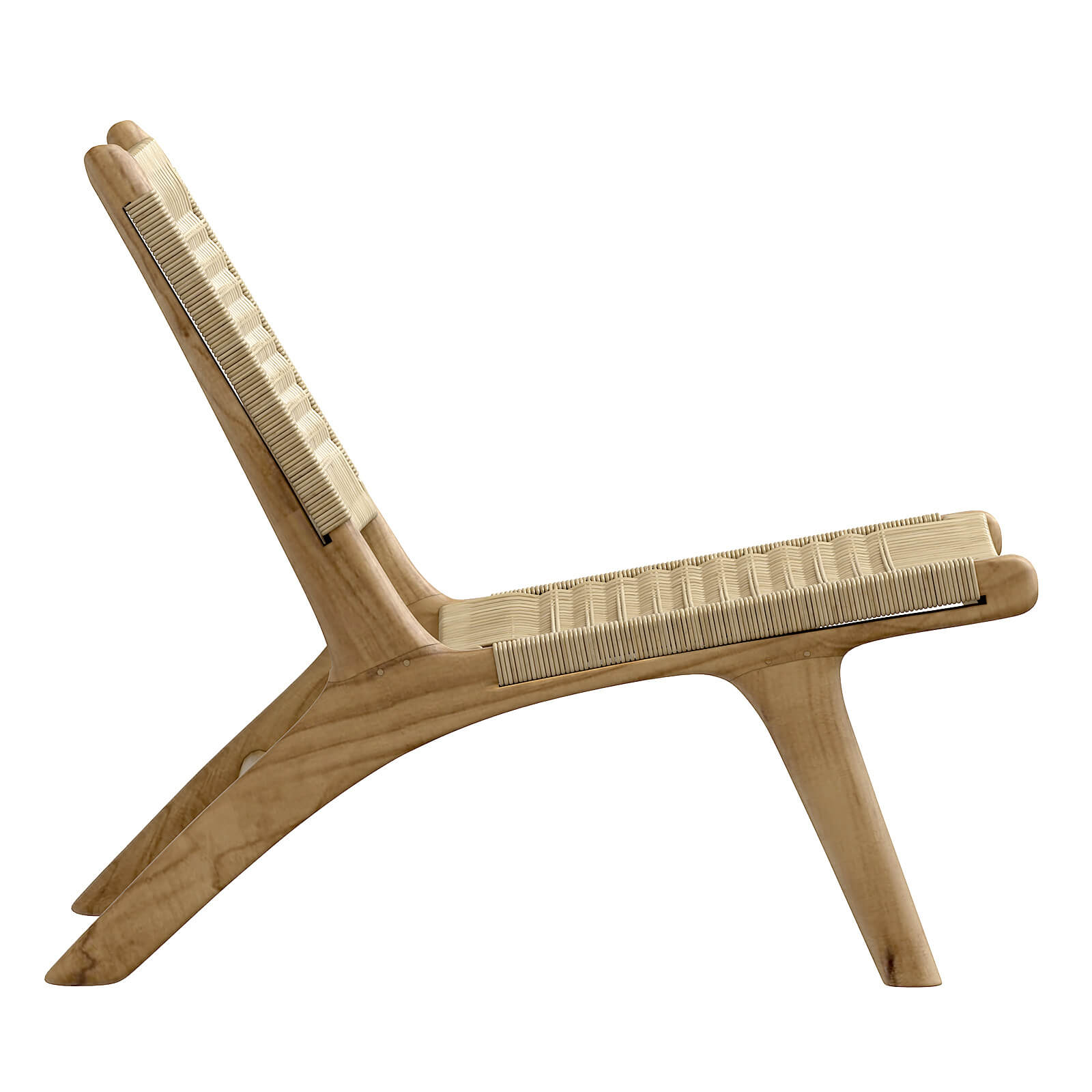 Kave Home Beida Solid Teak Armchair - 3D Model by artpolka
