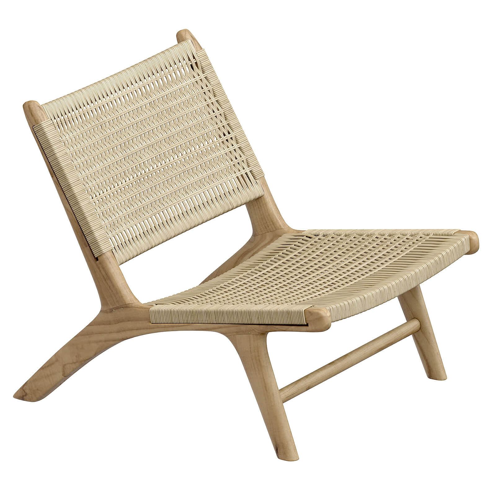 Kave Home Beida Solid Teak Armchair - 3D Model by artpolka