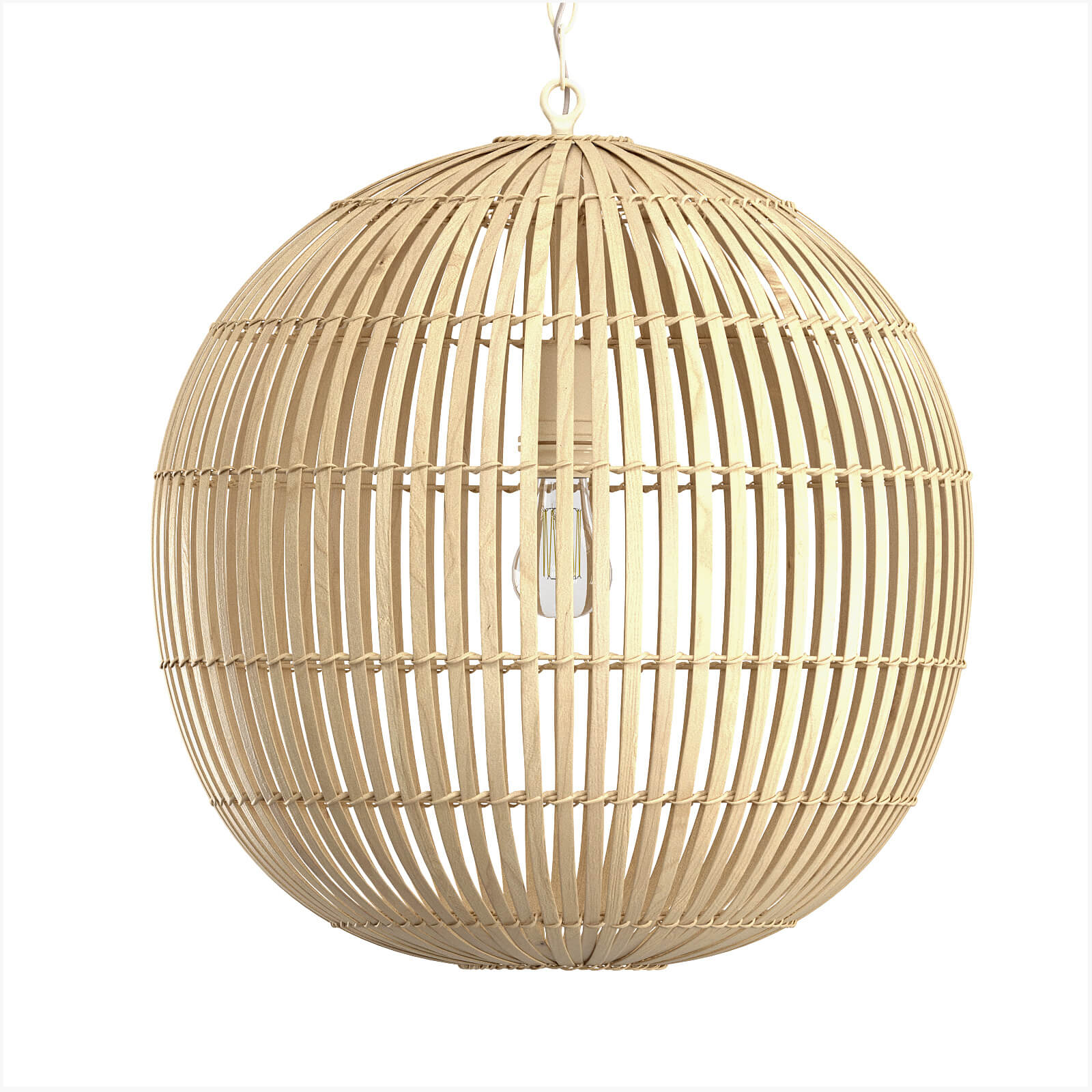 Kenroy Moon 1 Light Pendant With Tan Finish - 3D Model by artpolka