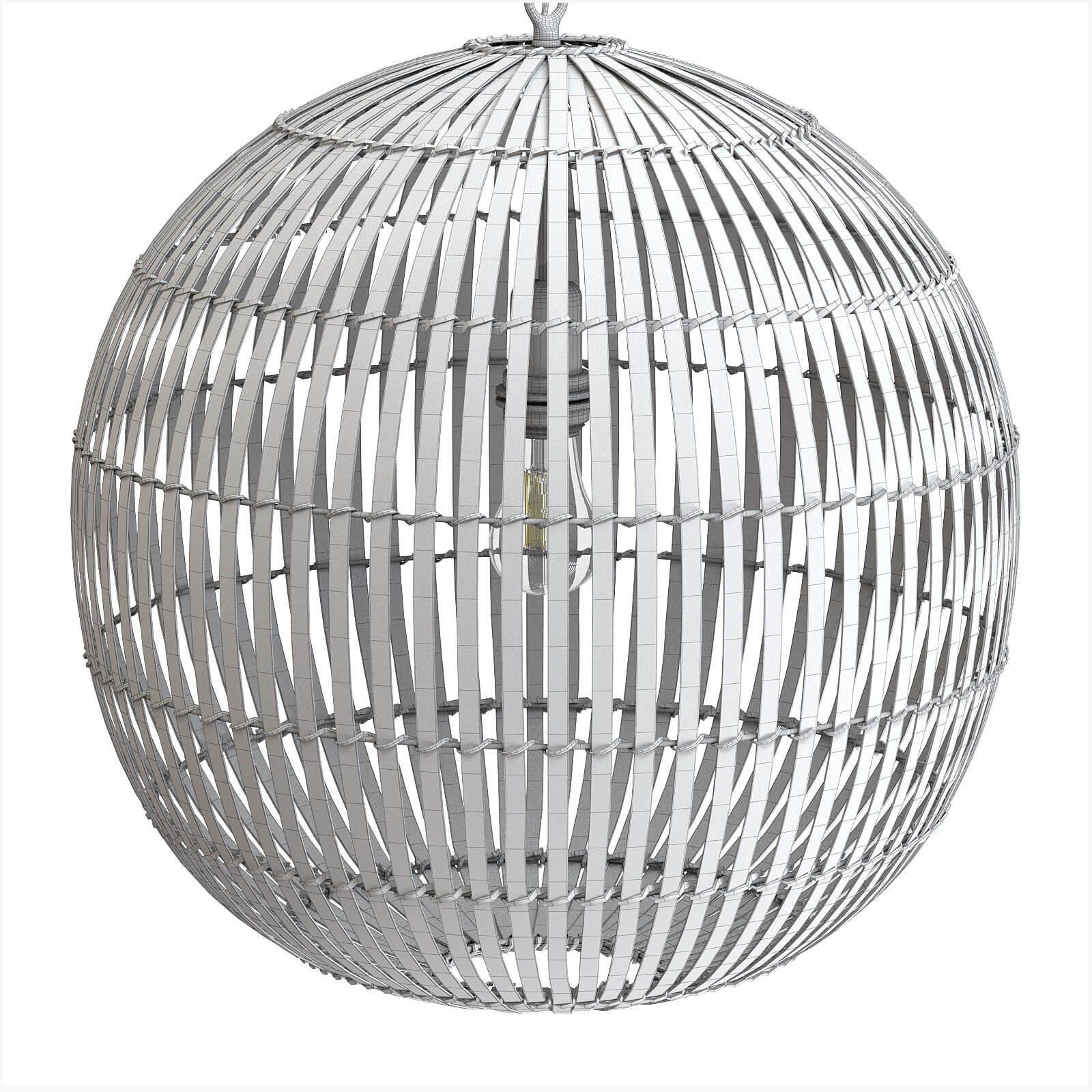 Kenroy Moon 1 Light Pendant With Tan Finish - 3D Model by artpolka