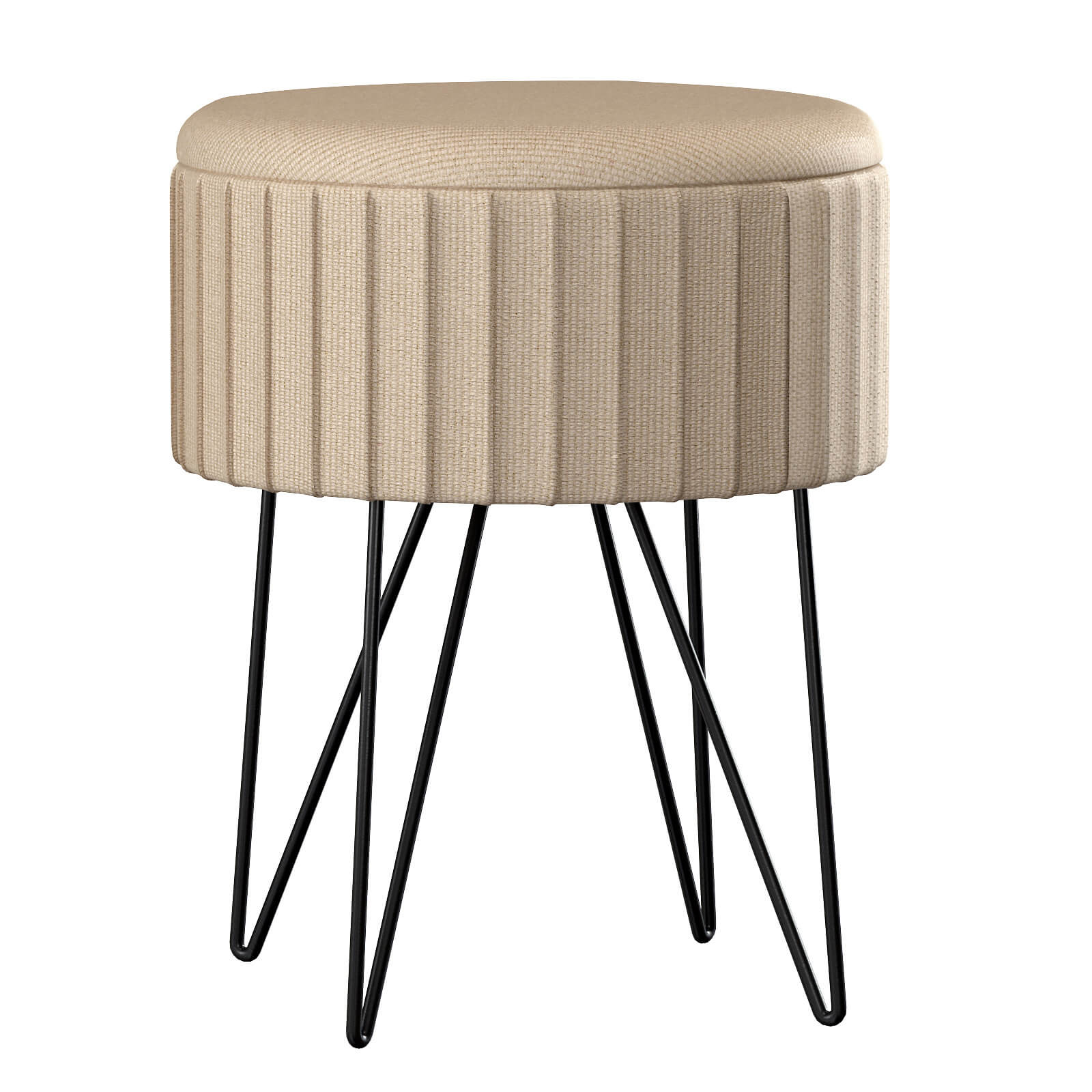 Kupang Model Upholstered Pouf by artpolka