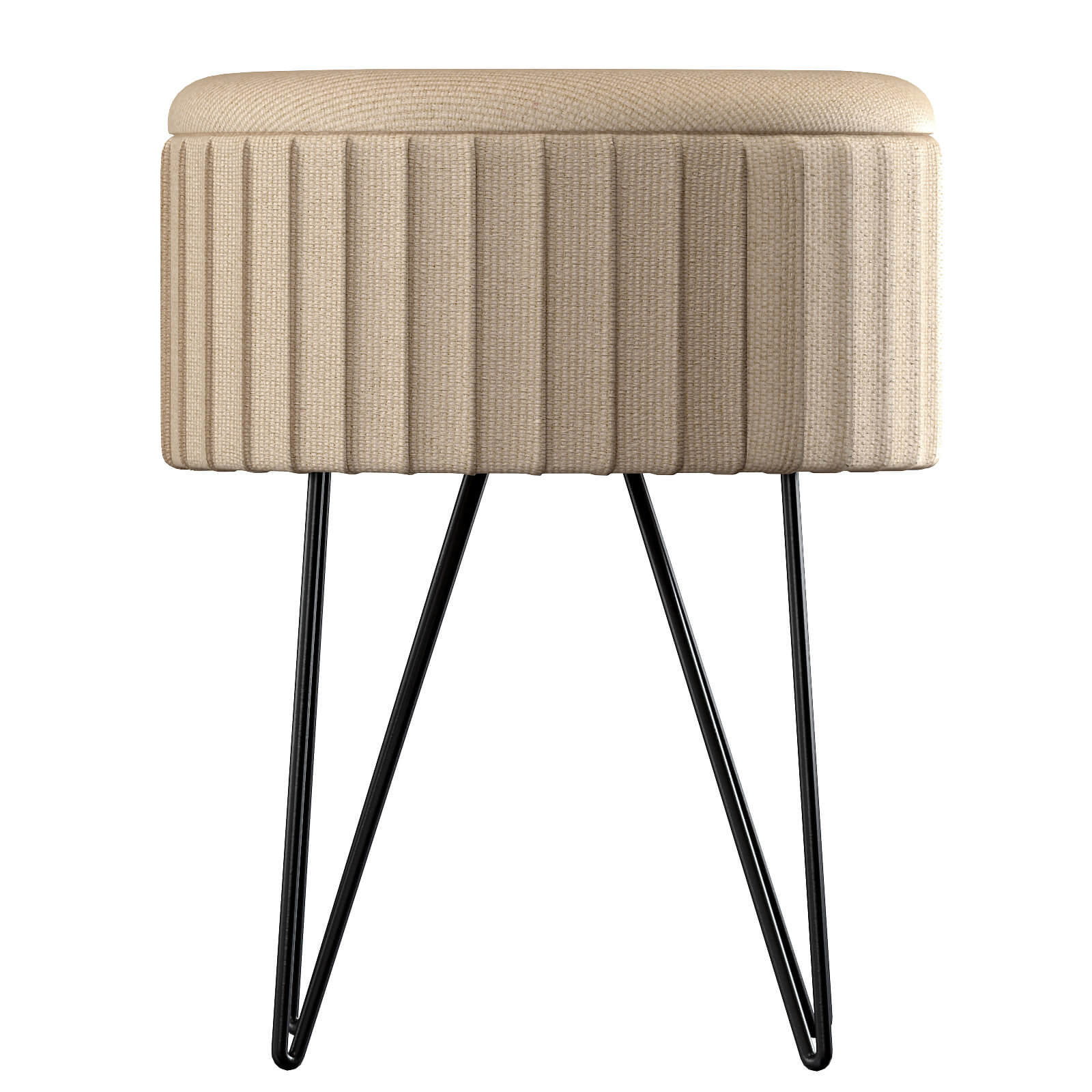 Kupang Model Upholstered Pouf by artpolka