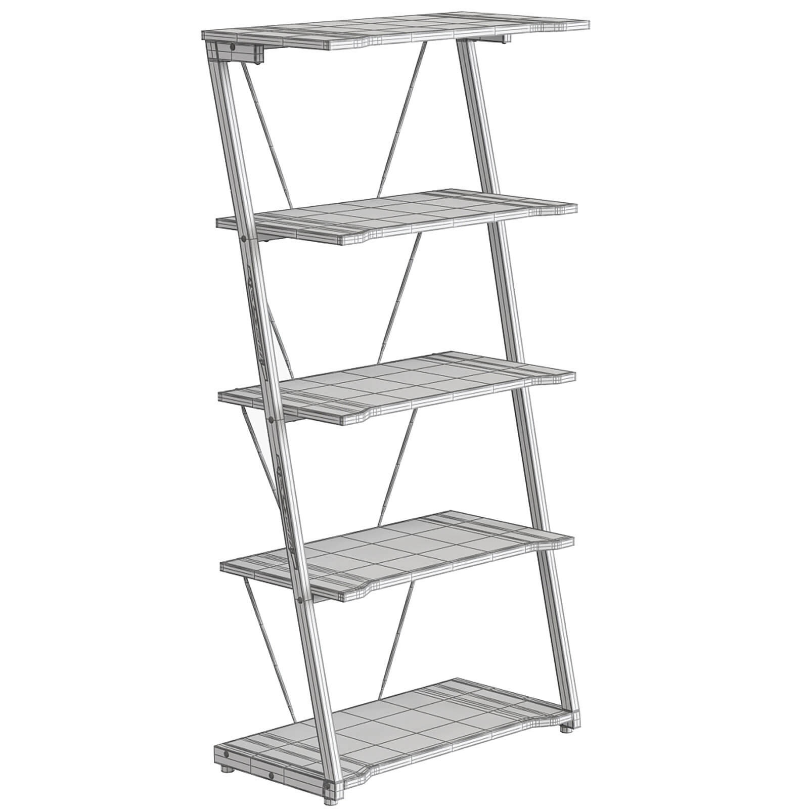 Langholm PC Gaming Shelf Rack - 3D Model by artpolka