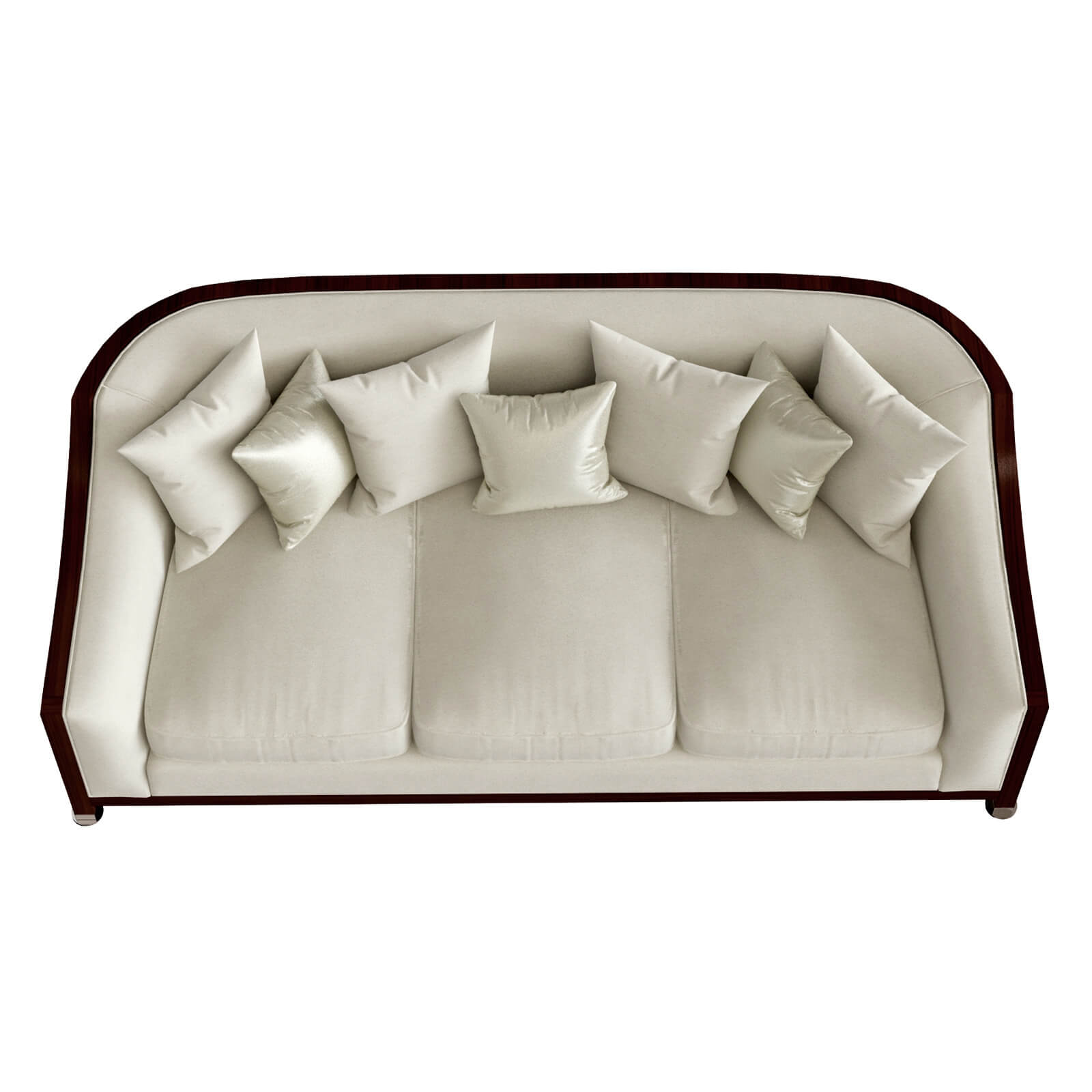 Linley Grosvenor Show Wood 3 Seater Sofa - 3D Model by artpolka