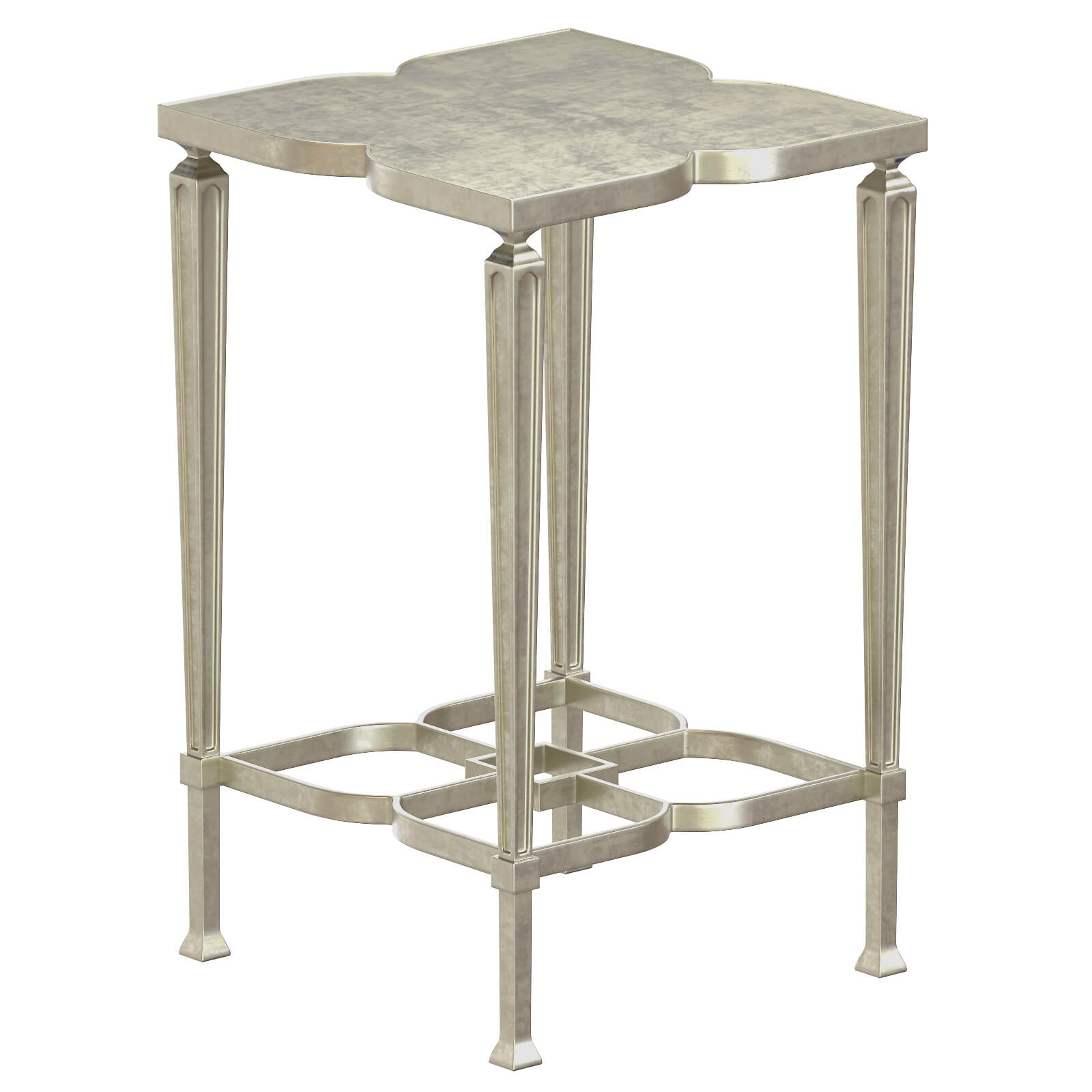 Lucky Charm Caracole Table Metal Frame - 3D Model by artpolka