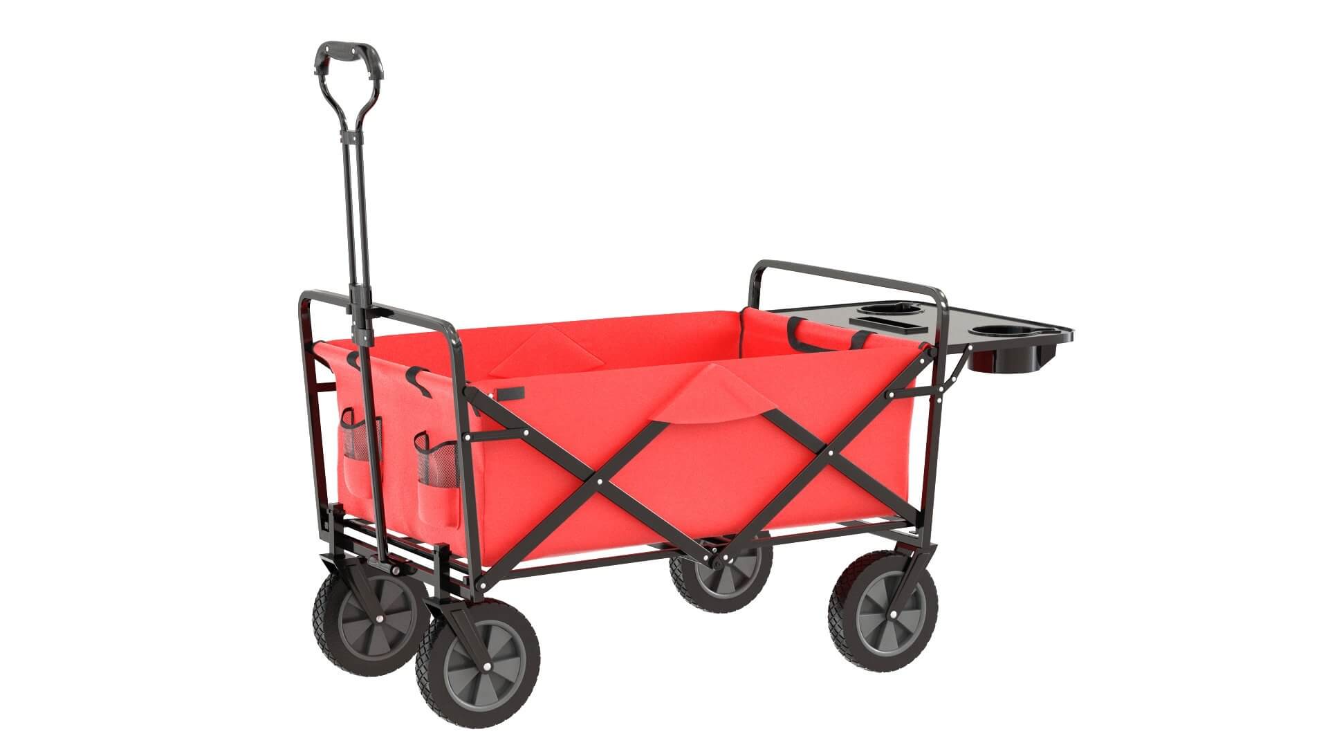 Mac Sports Collapsible Folding Outdoor Utility Wagon Red - 3D Model by ...